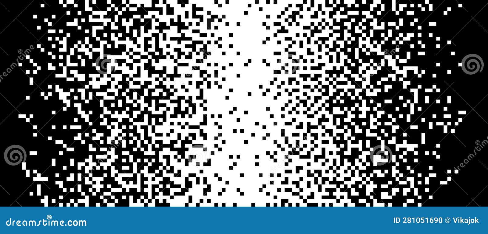 Fading Pixelated Pick Frame. Radial Rose Noise Grain Texture ...