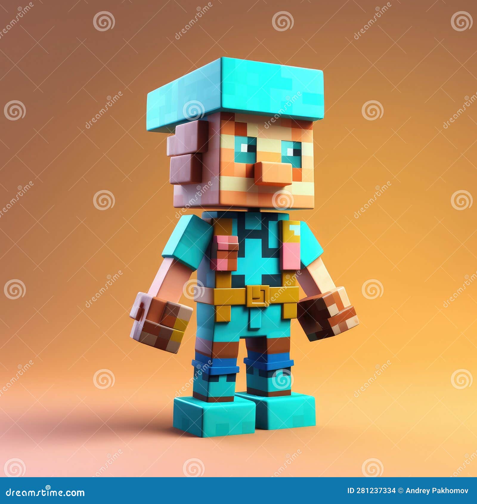 Pixelated Human Character, Illustration in Pixel Art Style, Computer ...