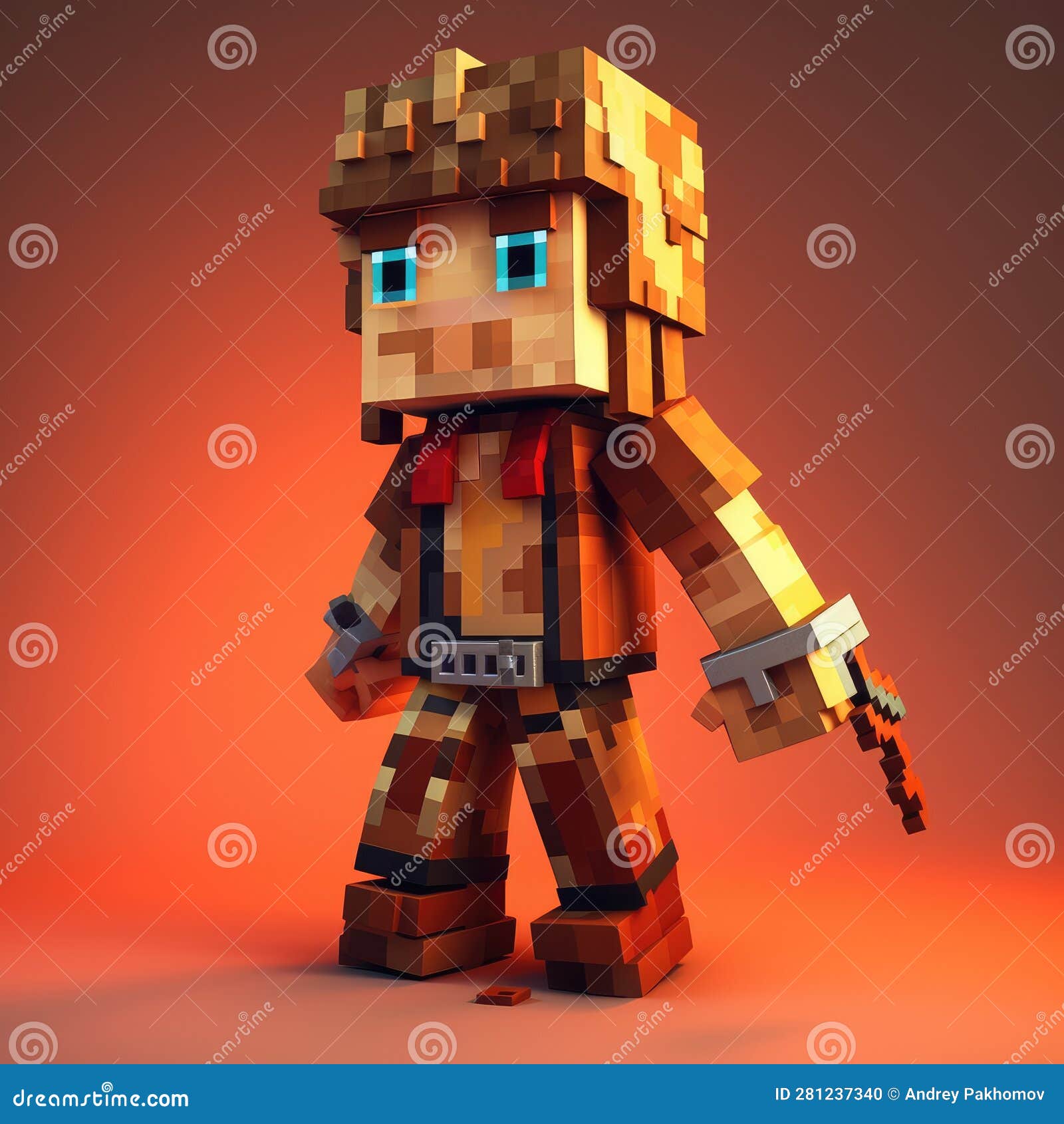 Pixelated Human Character, Illustration in Pixel Art Style, Computer ...