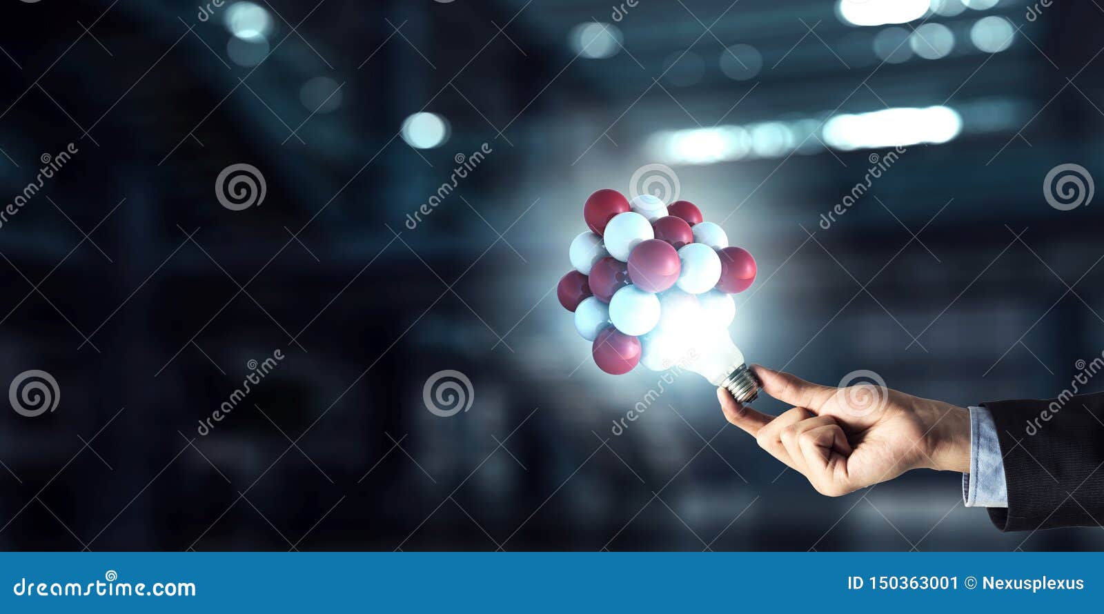 Pixelated Light Bulb. Development Concept. Mixed Media Stock Image ...