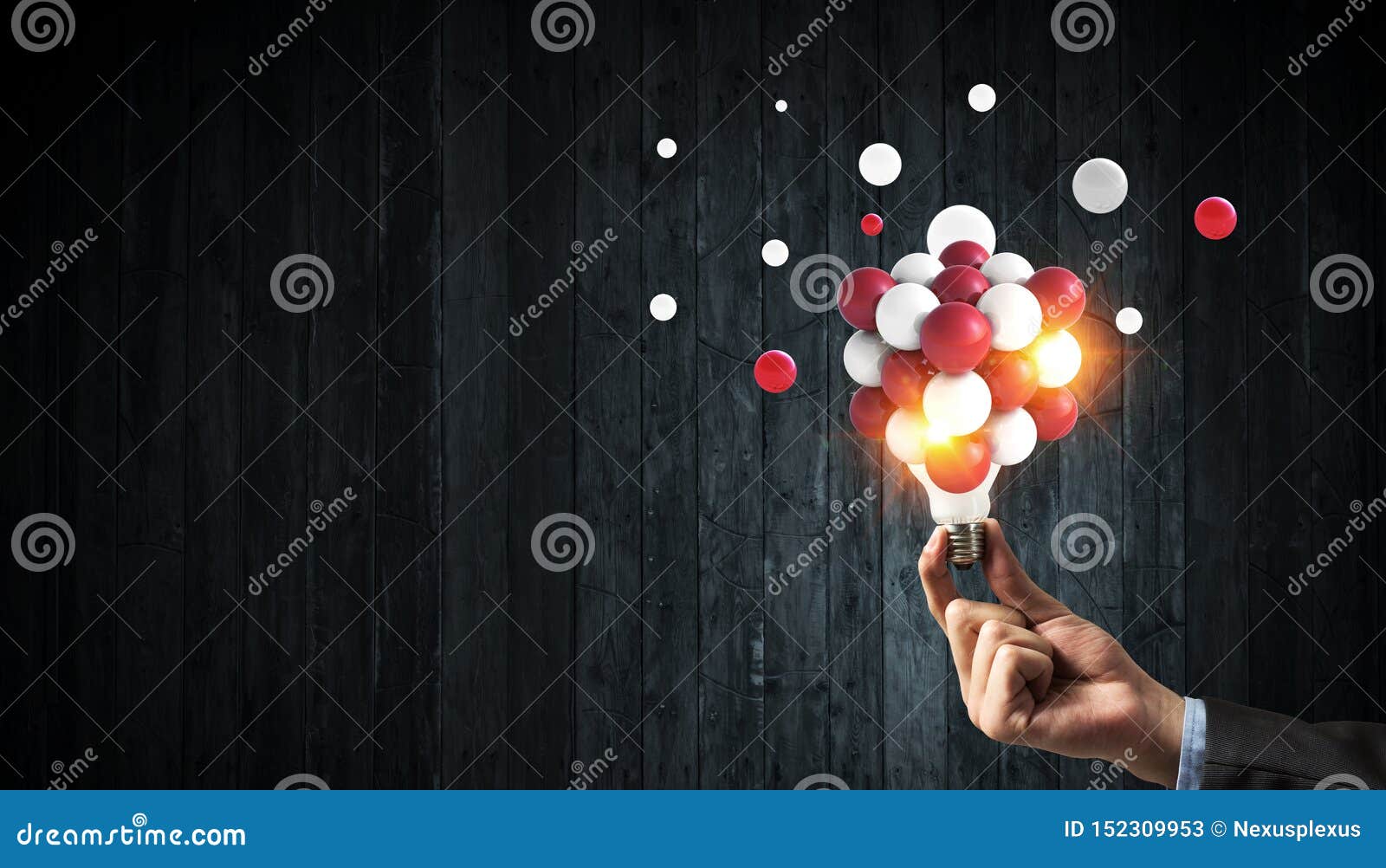 Pixelated Light Bulb. Development Concept. Mixed Media Stock Image ...
