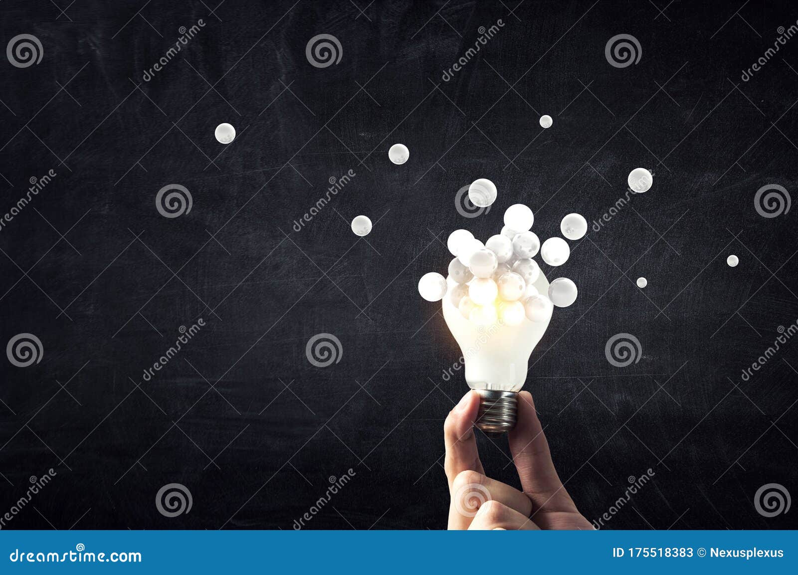 Pixelated Light Bulb. Development Concept. Mixed Media Stock Image ...