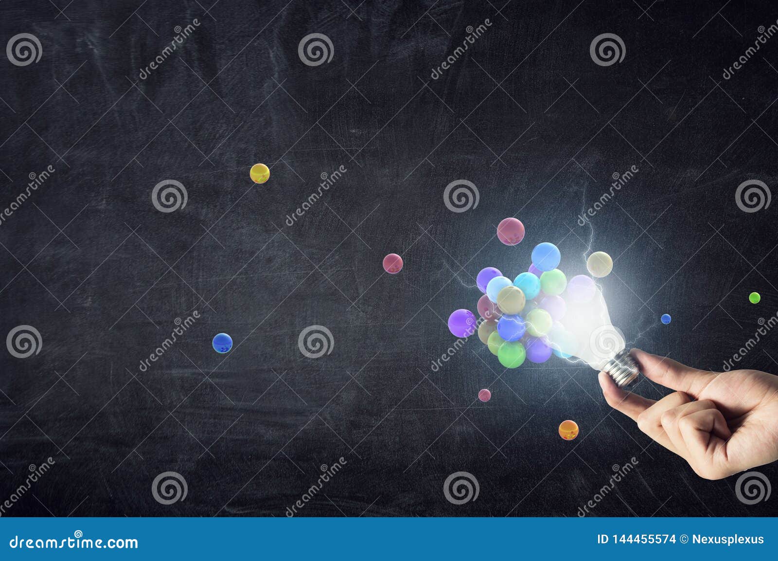 Pixelated Light Bulb. Development Concept. Mixed Media Stock Photo ...