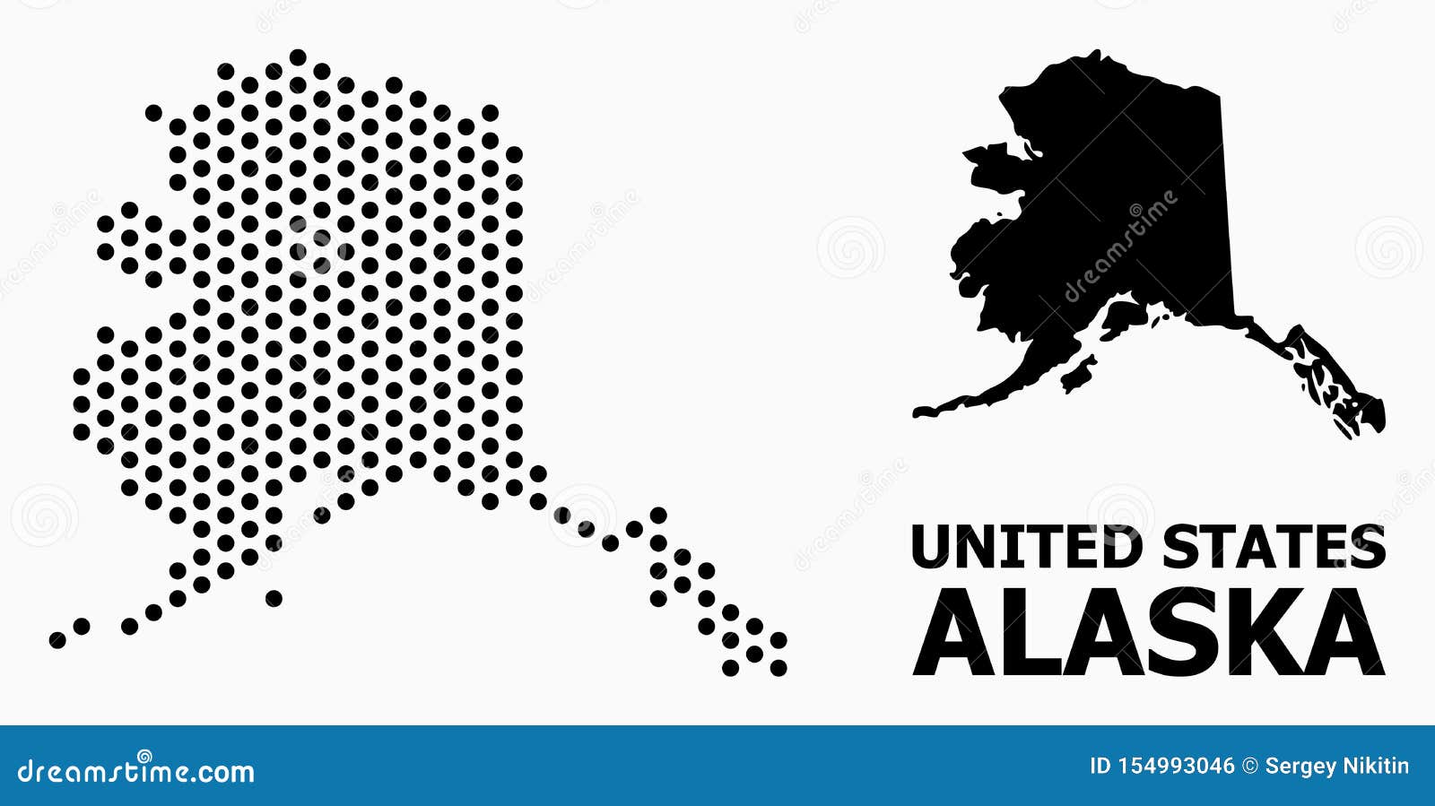 Pixelated Mosaic Map of Alaska State Stock Vector - Illustration of ...