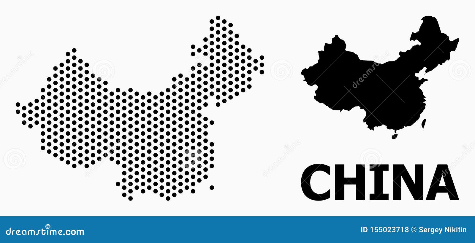 Pixelated Mosaic Map of China Stock Vector - Illustration of asia ...