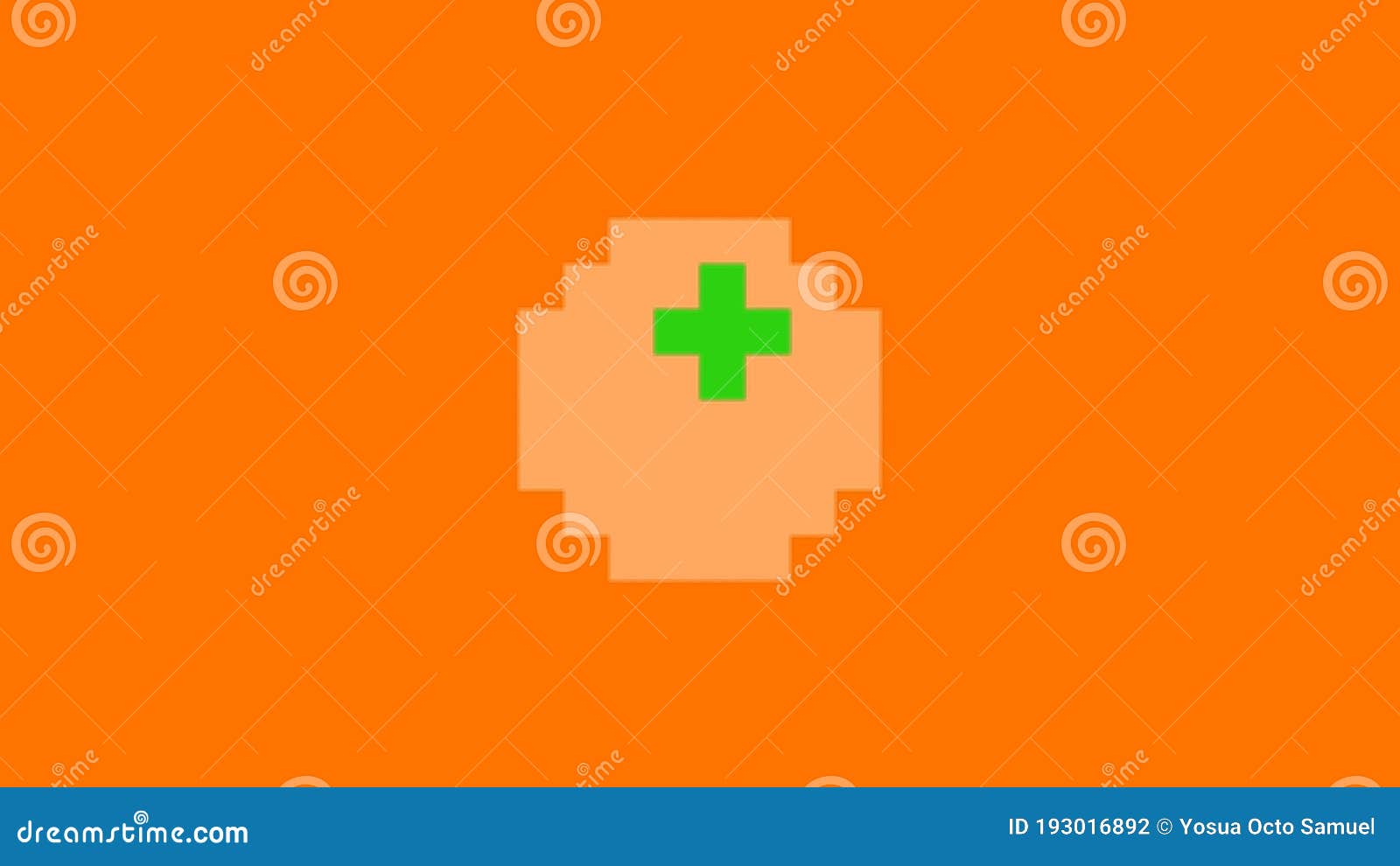 Pixelated Orange Art Background Wallpaper Stock Illustration ...