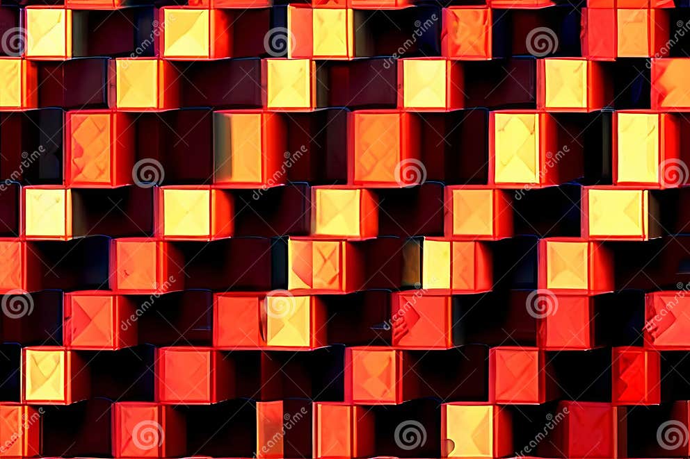 Pixelated Patterns Close Up of Pixelated Patterns Creating a Sen Stock ...