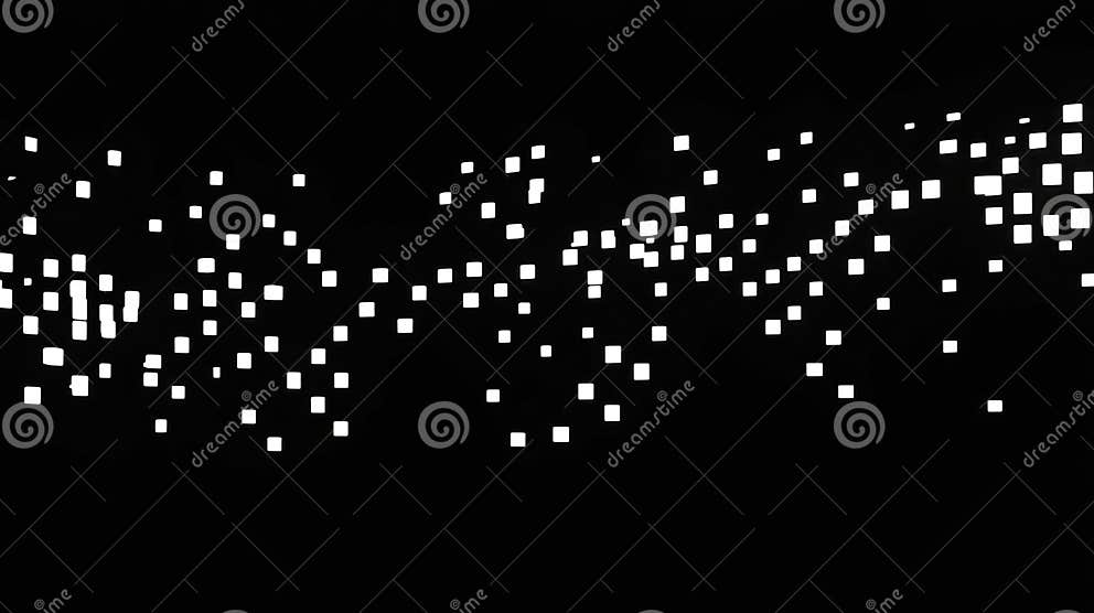 Pixelated Retro Black and White Static Background - Seamless Looping ...