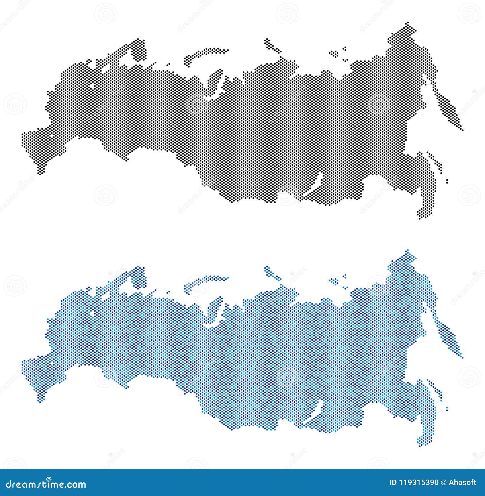 Pixel Russia Map Abstractions Stock Vector - Illustration of pixel ...