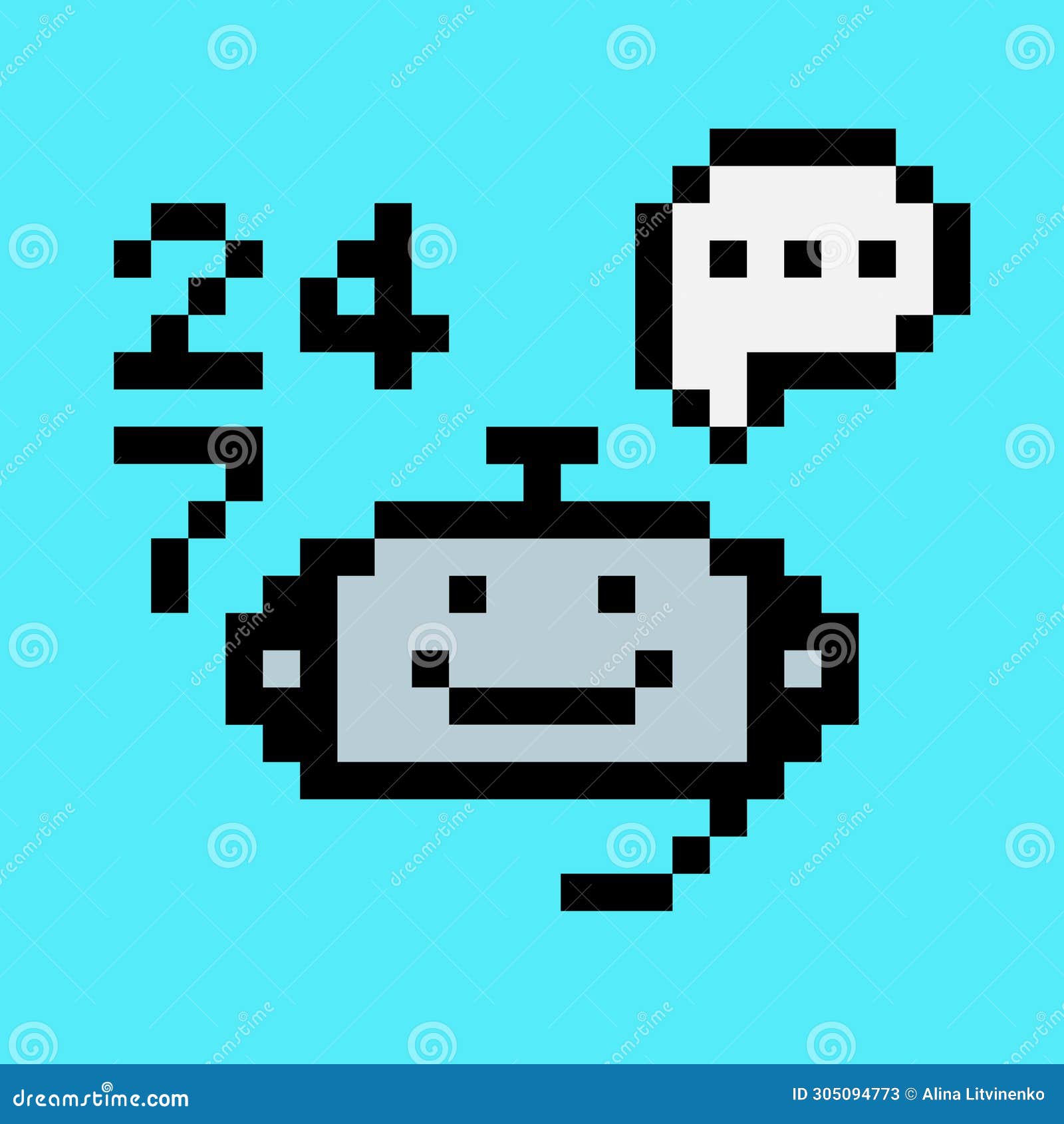 Pixelated Smiling Emoji Face. Happy Smile Emoji Pixel Icon Cartoon ...