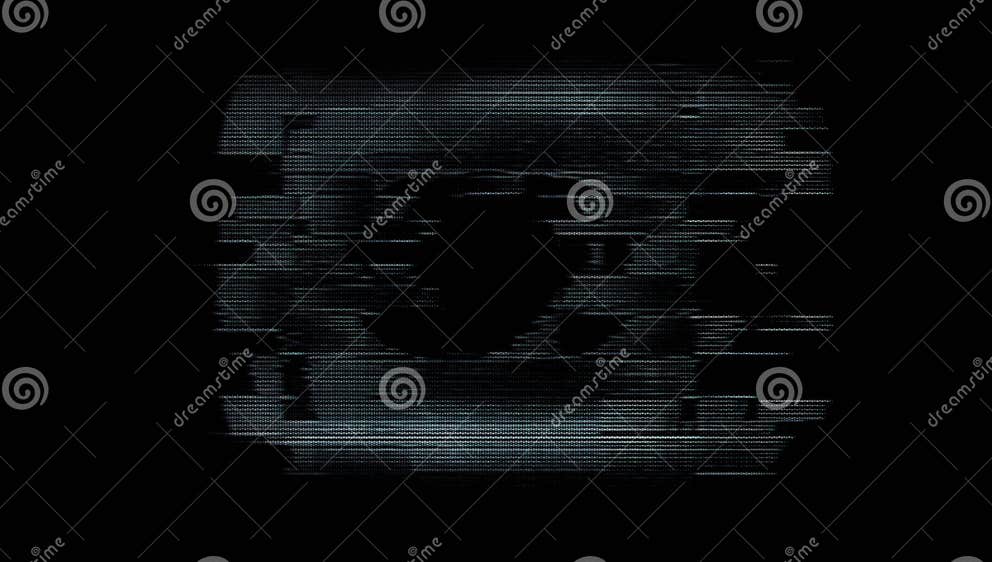 Pixelated Texture. Digital Errors on the Screen Stock Photo - Image of ...