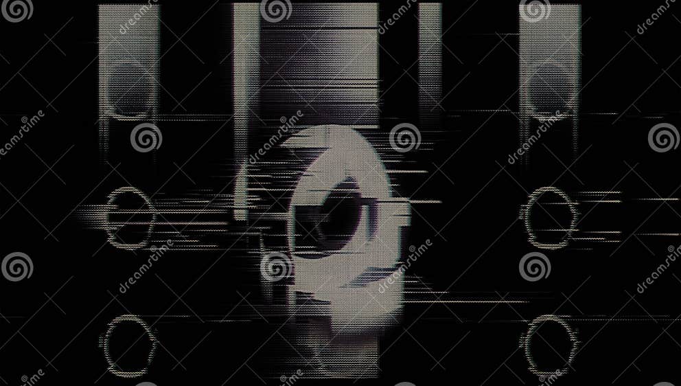 Pixelated Texture. Digital Errors on the Screen Stock Image - Image of ...