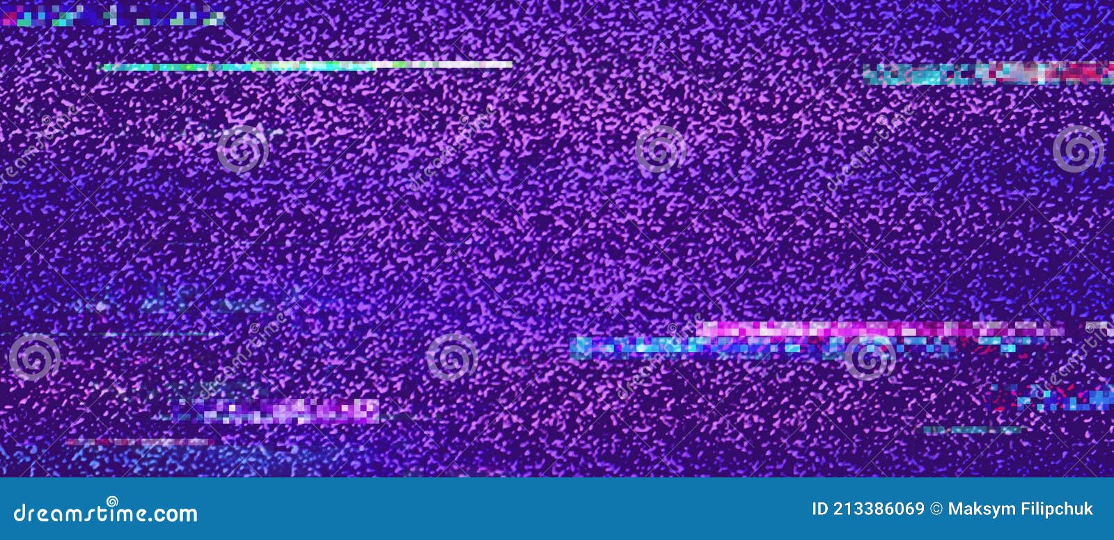 Pixelated VHS Glitch Background Stock Illustration - Illustration of ...