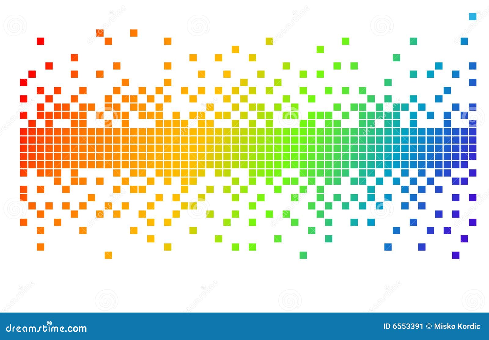 Pixeles ilustración del vector. Ilustración de vector - 6553391