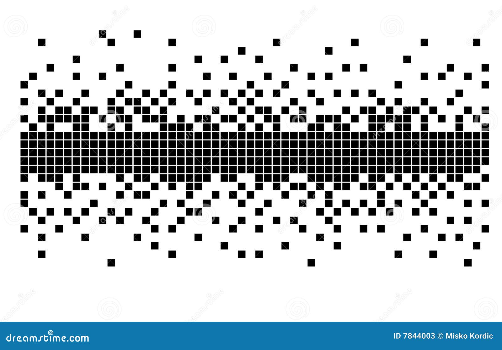 Pixeles del vector ilustración del vector. Ilustración de tuerza - 7844003