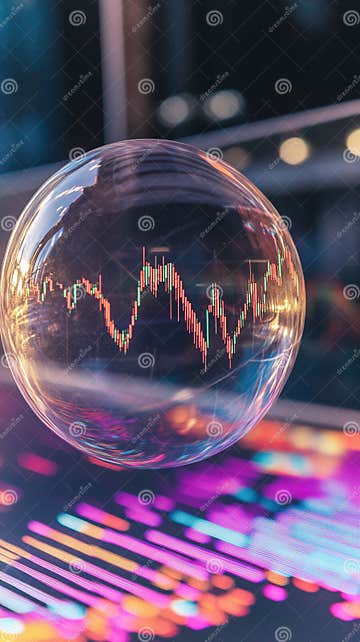 Pixelized Bubble Chart Showing Company Valuations in Different Sectors ...