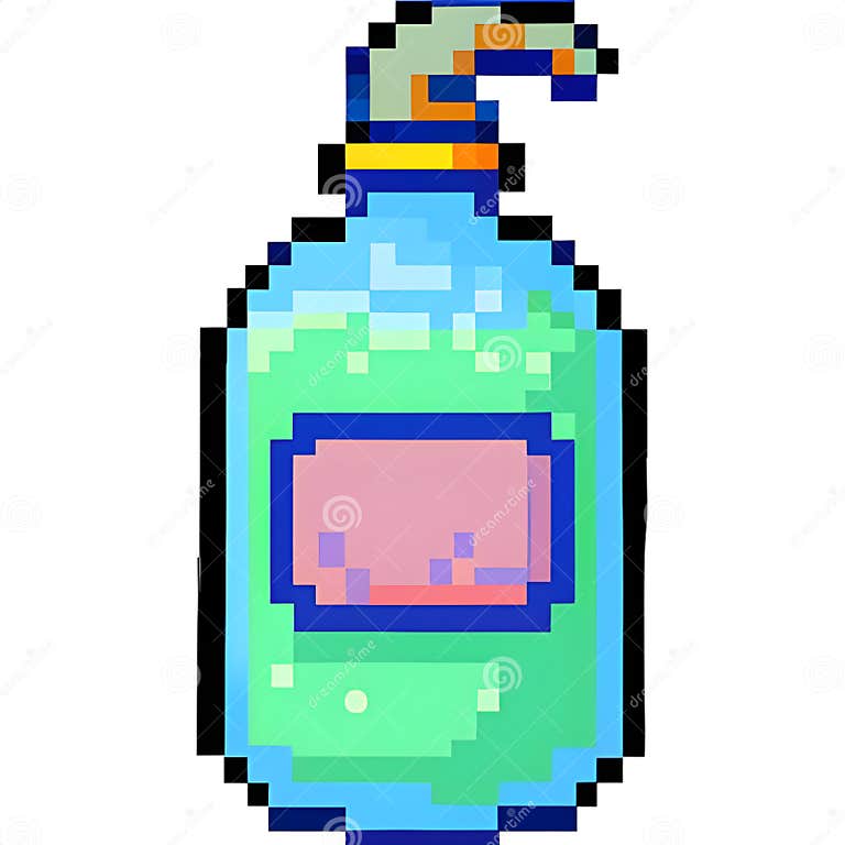 Pixelkunst. Generative Hilfe. Stock Abbildung - Illustration von pixel ...