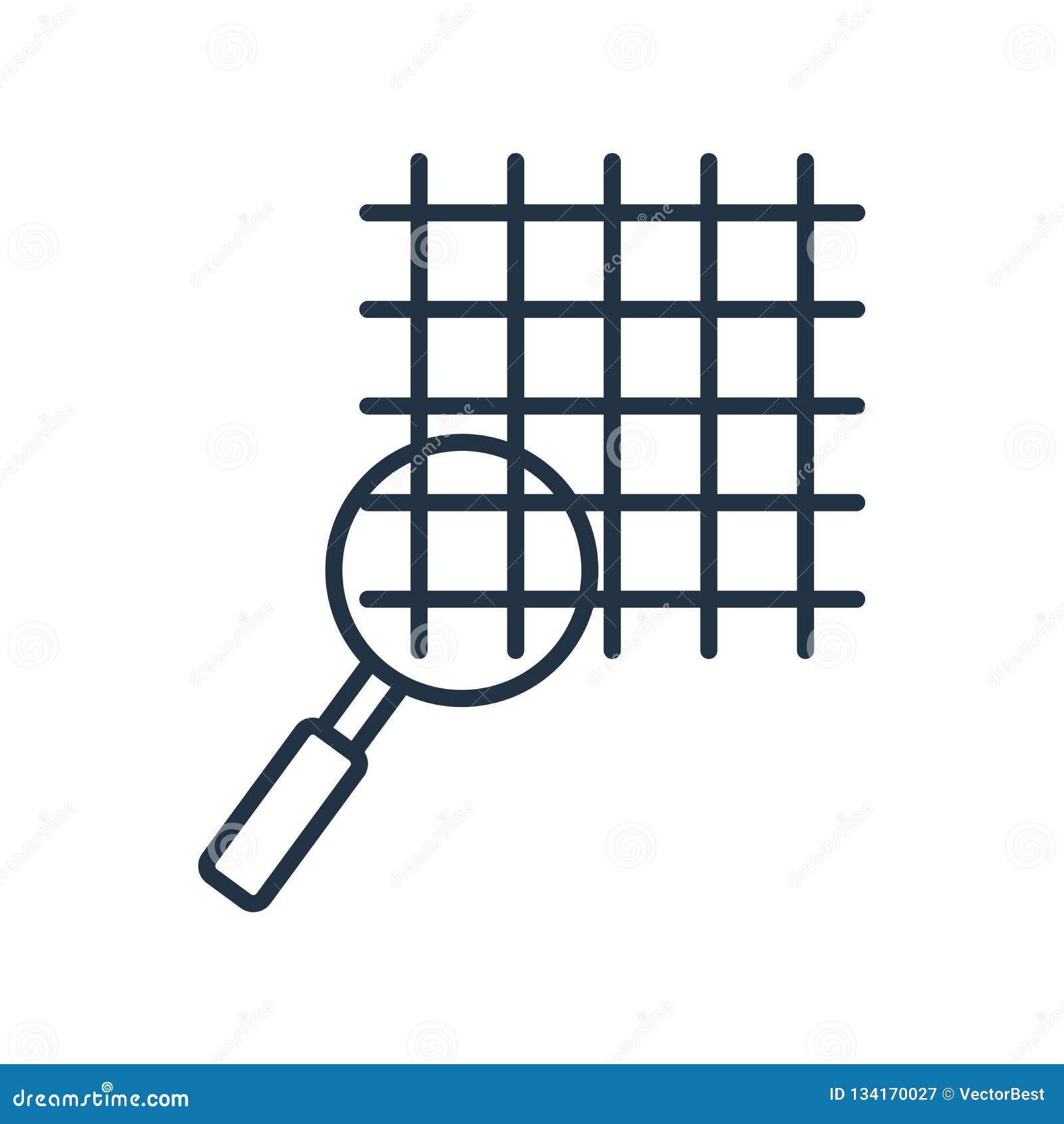 Pixels Icon Vector Isolated on White Background, Pixels Sign Stock ...