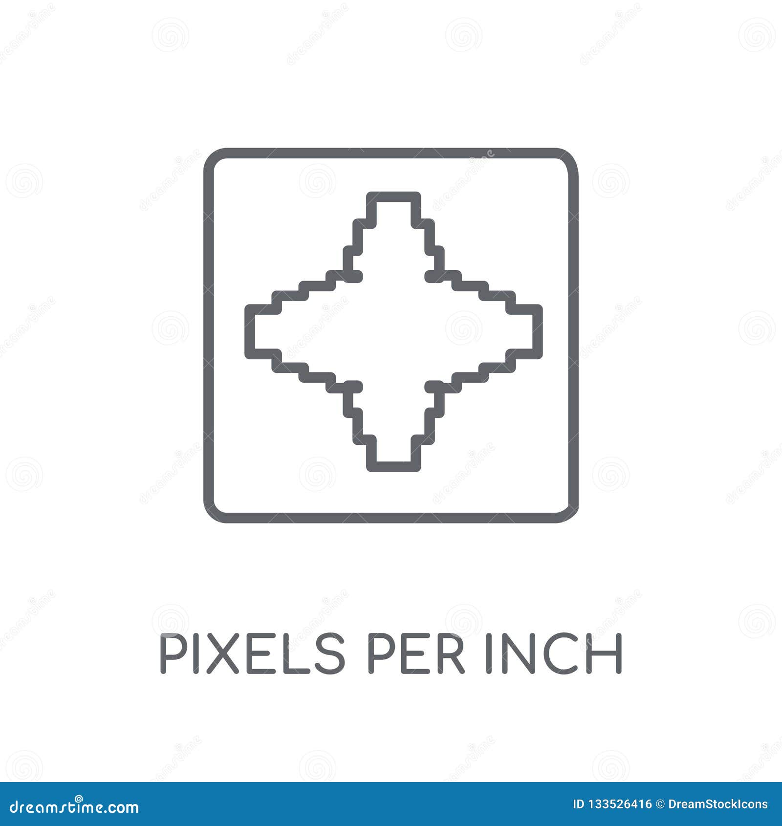 PPI - Pixels Per Inch Acronym, Technology Concept Background Stock ...