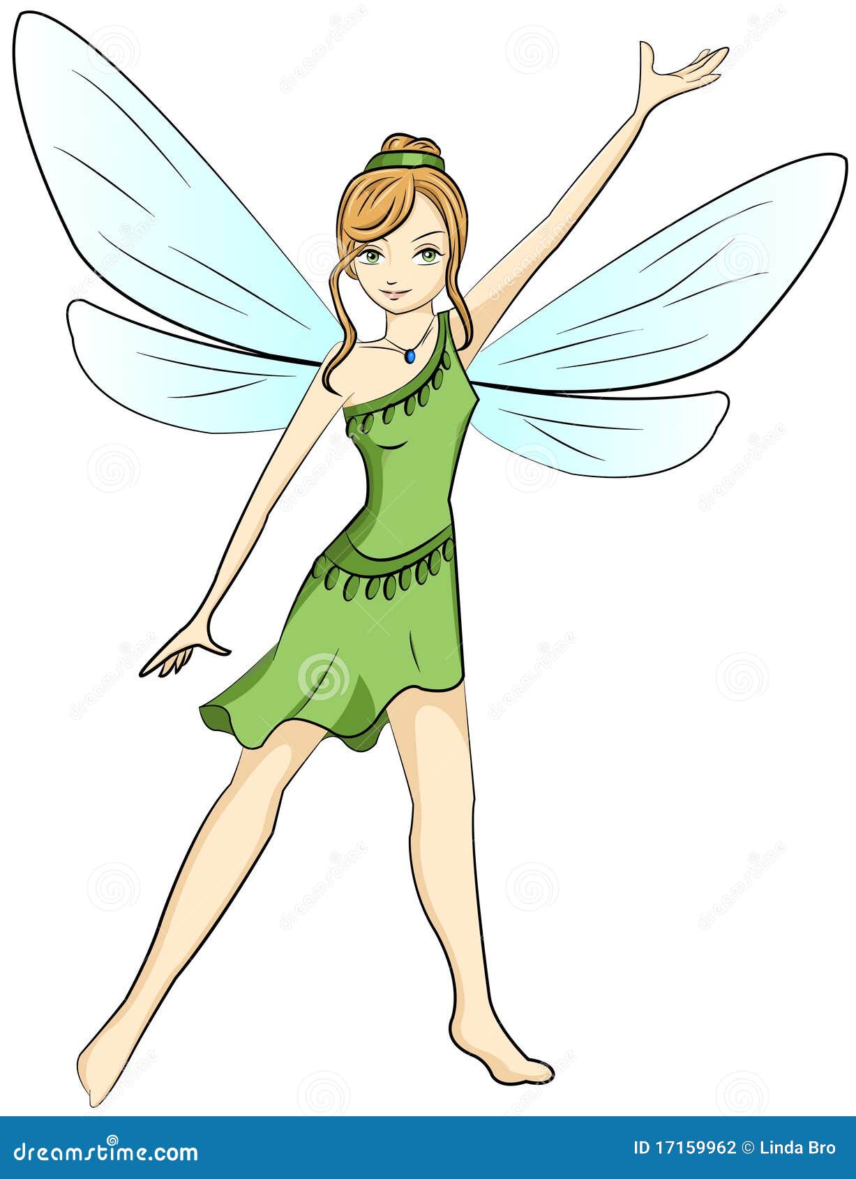 Pixie stock vector. Illustration of wings, cartoon, comic - 17159962