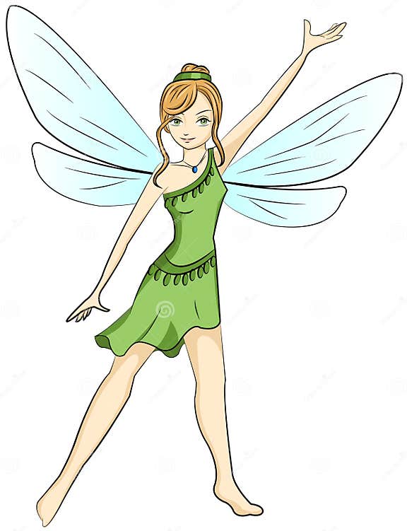 Pixie stock vector. Illustration of wings, cartoon, comic - 17159962