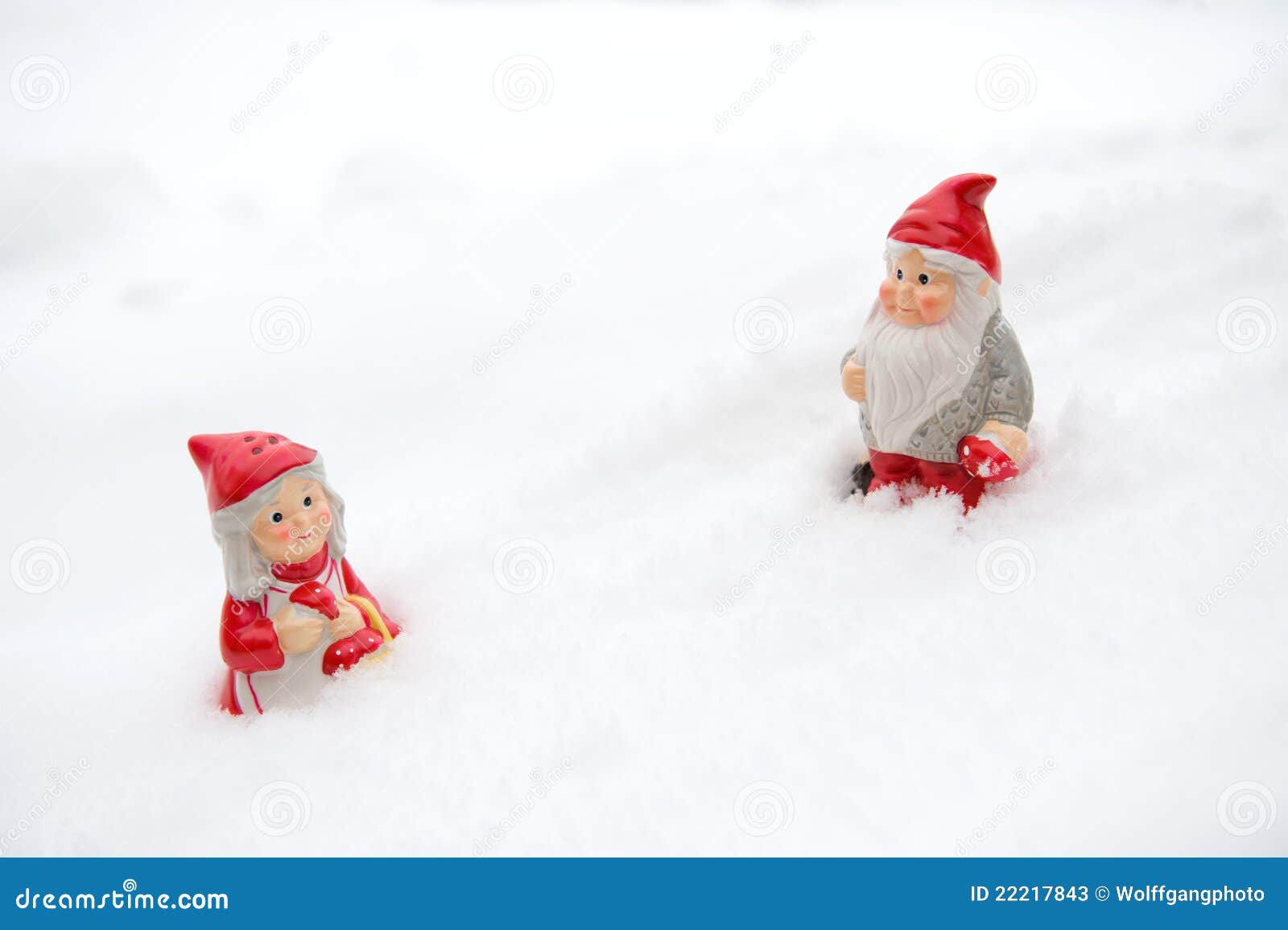 Pixie in the snow stock image. Image of tradition, woman - 22217843