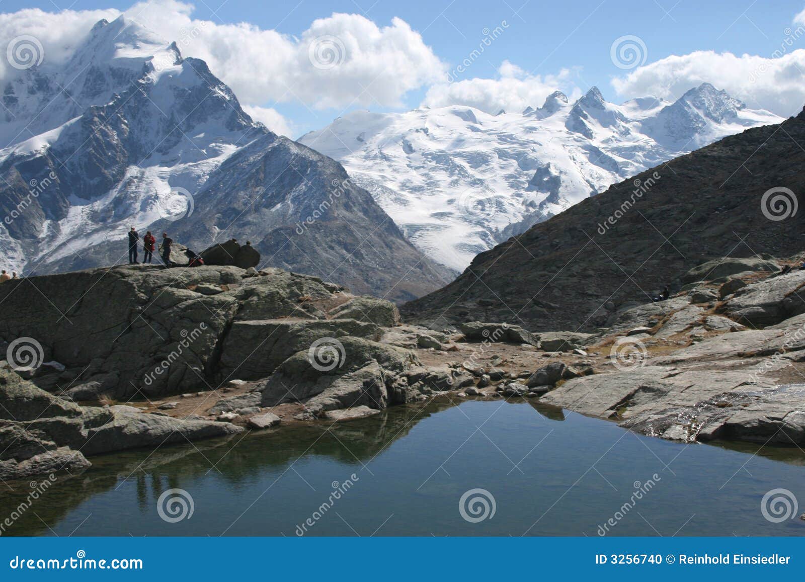 Piz Roseg u. Sellagruppe stock photo. Image of summit - 3256740