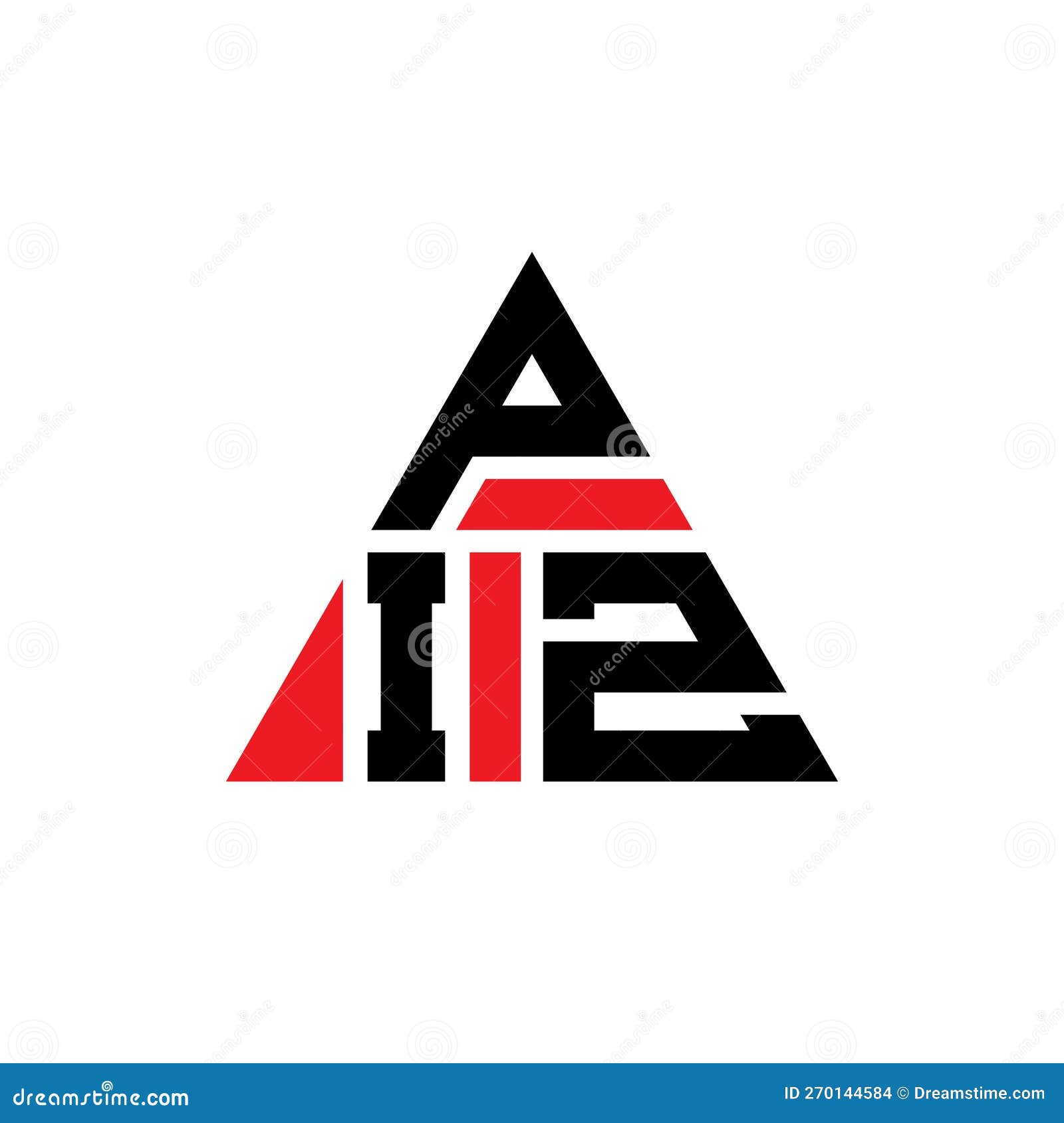 PIZ Triangle Letter Logo Design with Triangle Shape. PIZ Triangle Logo ...