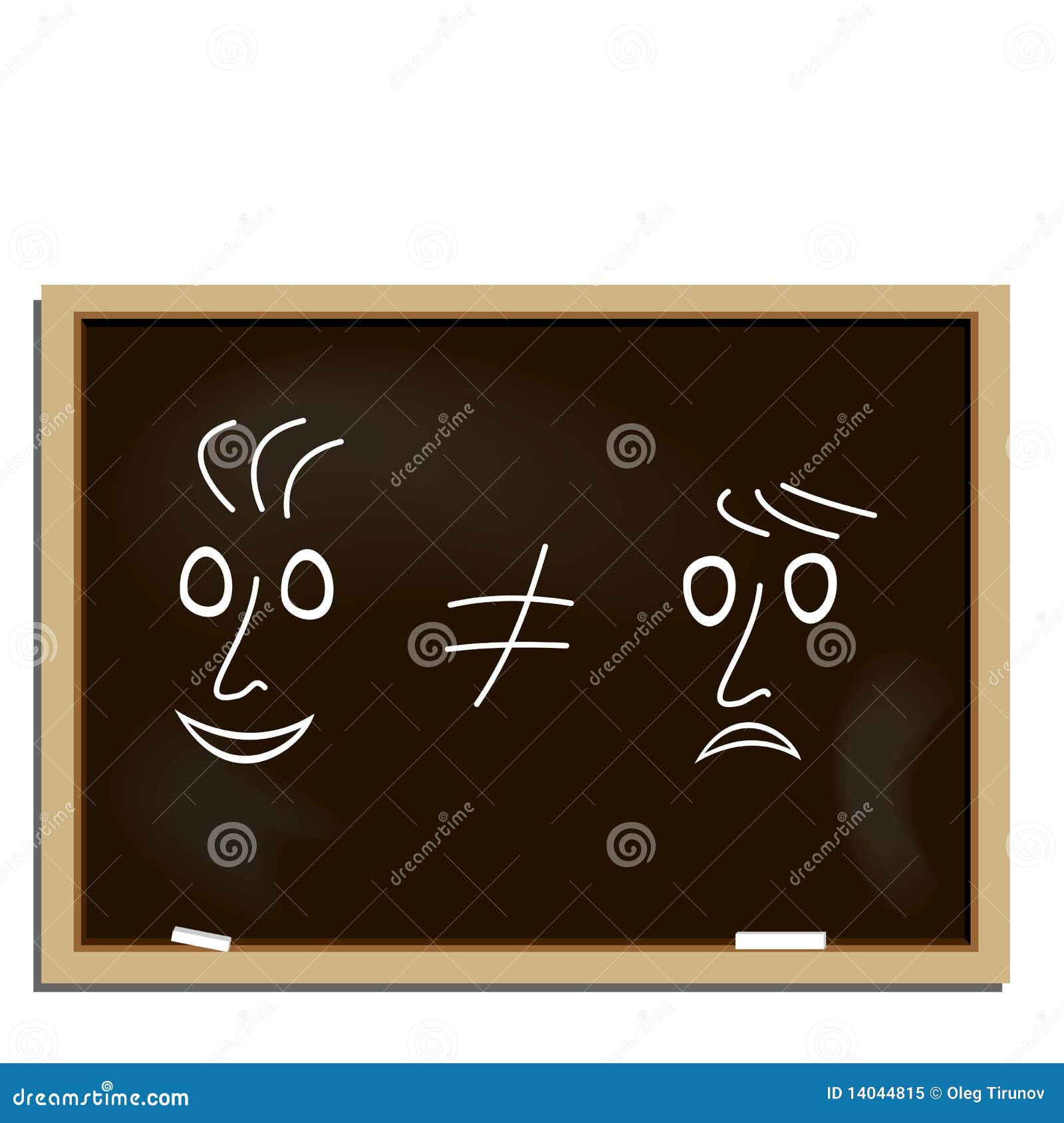 Pizarra de la escuela ilustración del vector. Ilustración de objeto ...