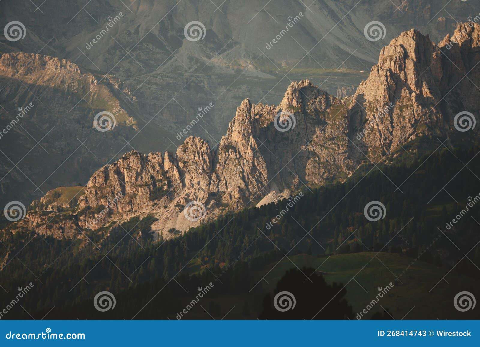 Pizes De Cir Mountains Range View on a Sunny Day with Cloudy Sky ...