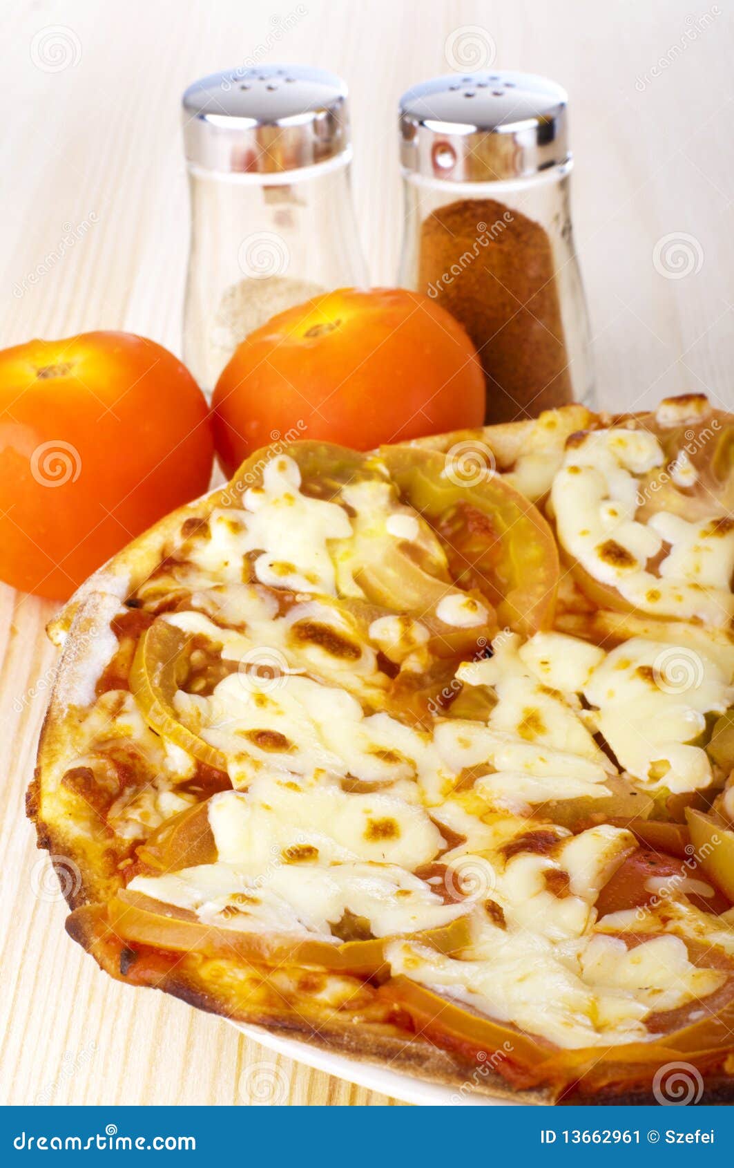 Pizza stock image. Image of cheese, dining, evening, fresh - 13662961