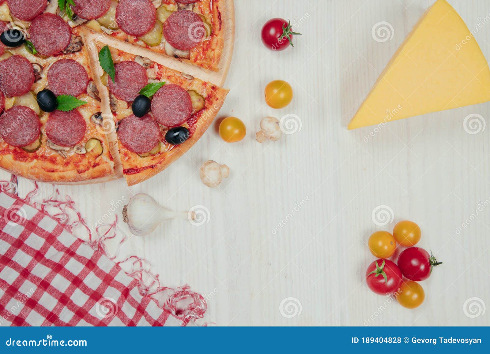 Pizza for Background and Menu. Stock Photo - Image of cooking, banner ...