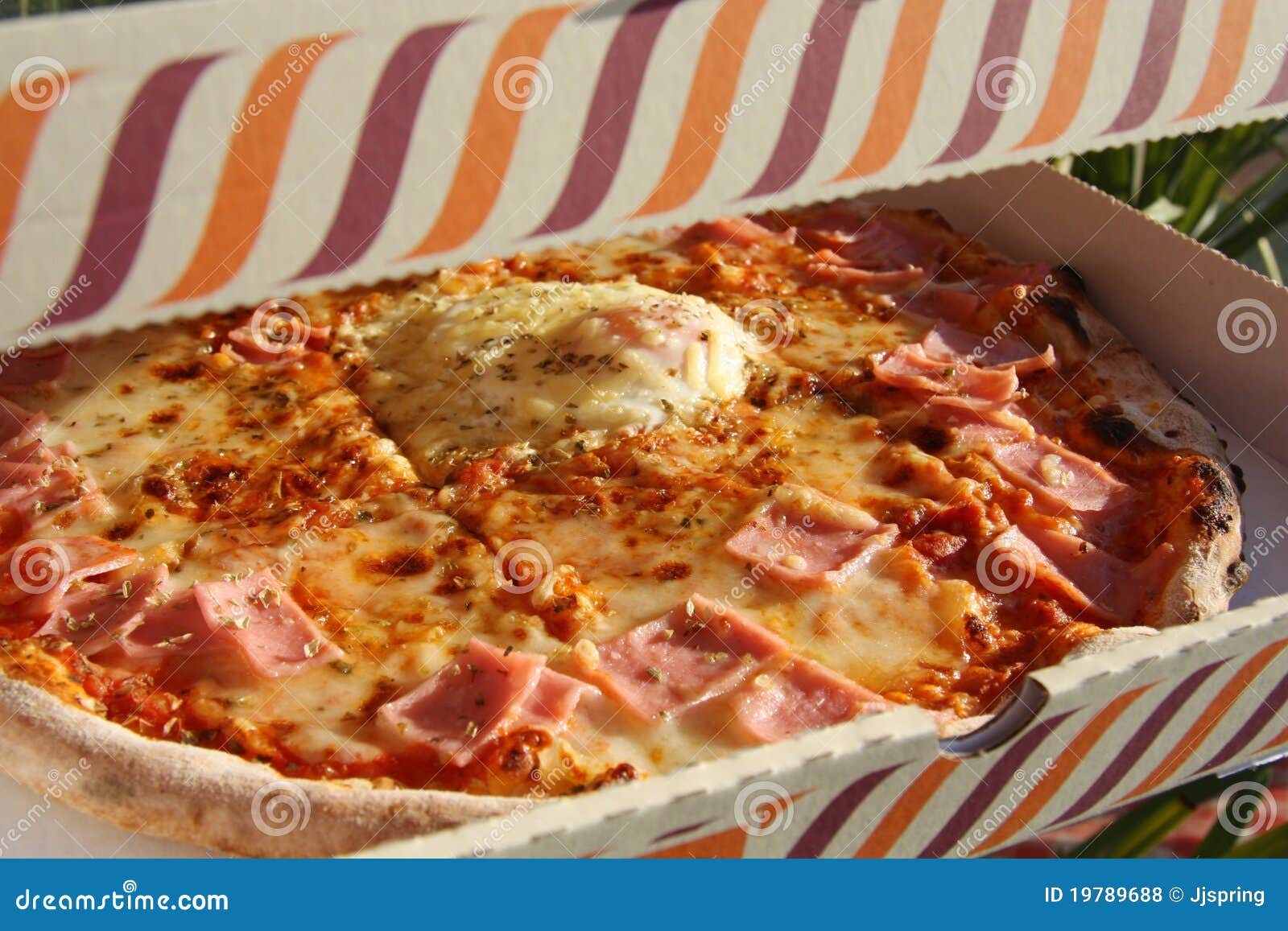 Pizza in a box stock photo. Image of cooking, groceries - 19789688