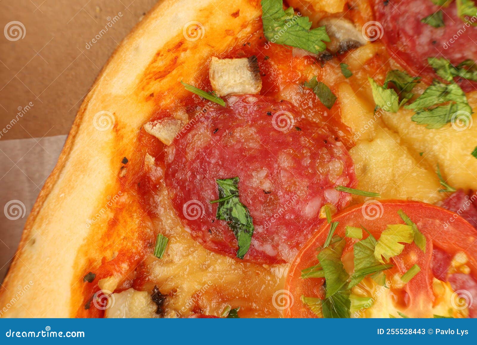 Pizza in Box Open. Pizza in the in Delivery Box Stock Image - Image of ...