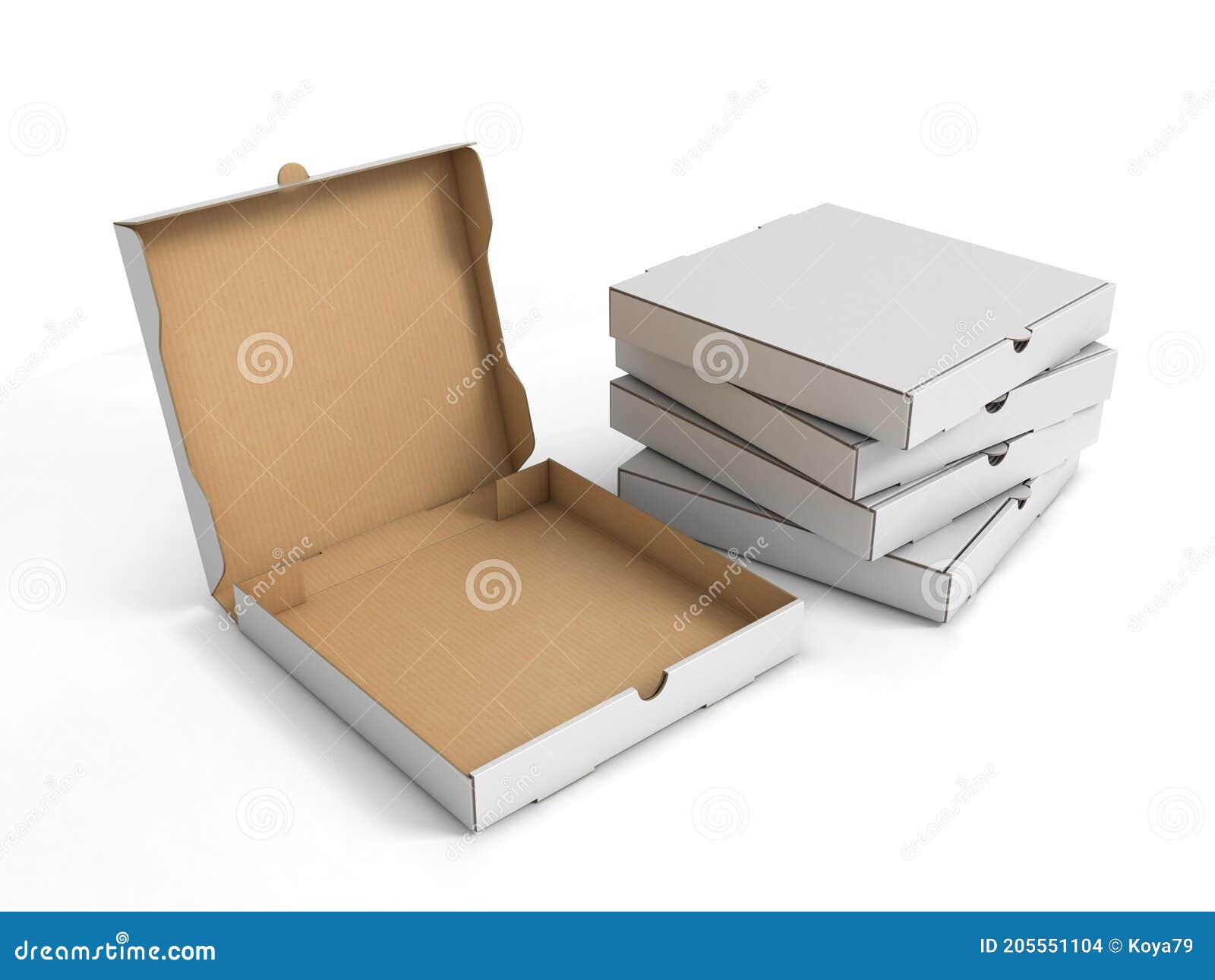 Pizza Boxes Vector Illustration | CartoonDealer.com #32826584