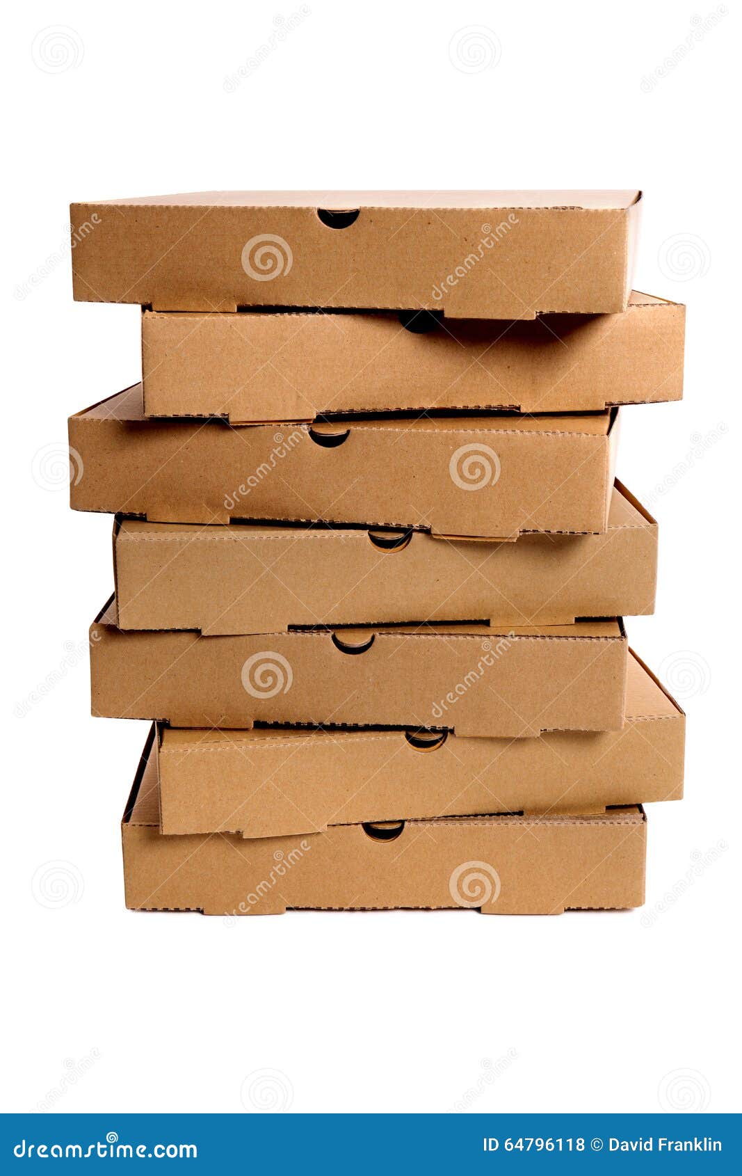 Stacked Pizza Boxes