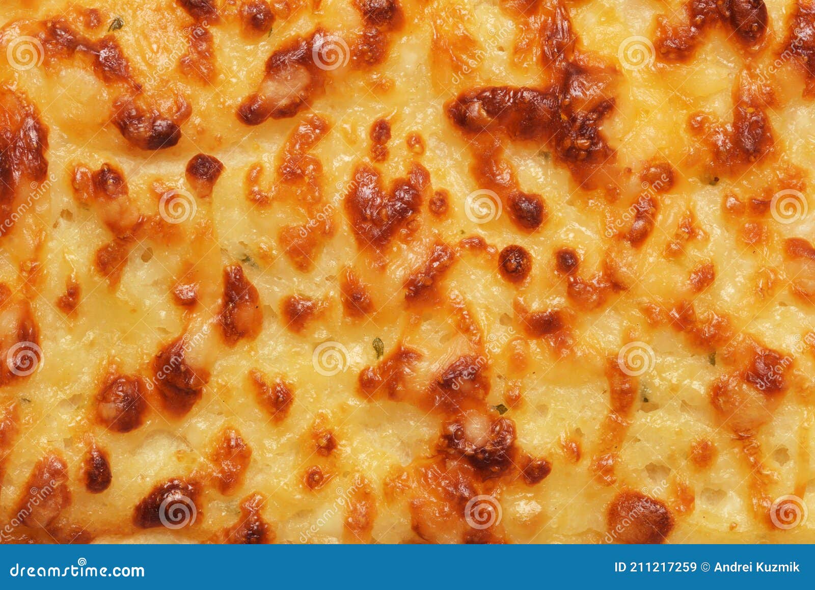 Pizza Cheese Backed Crust Texture or Background Stock Image - Image of ...
