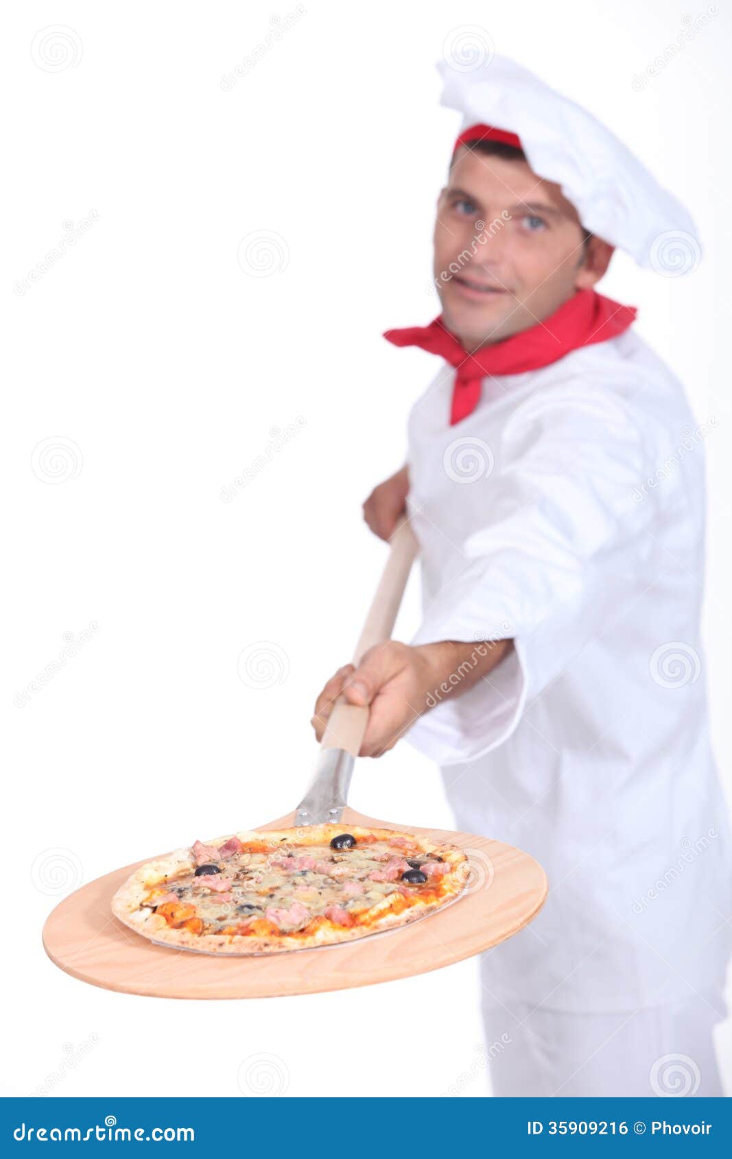 Pizza chef stock photo. Image of cheese, pizza, cook - 35909216