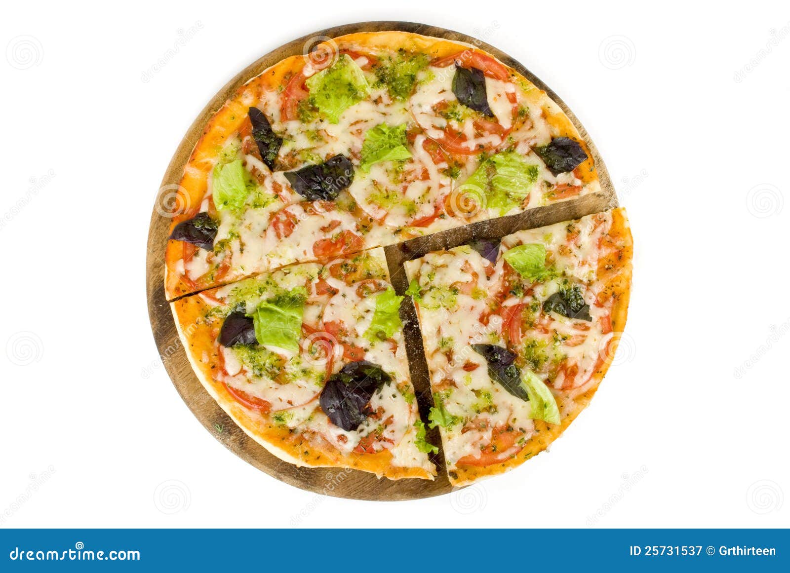 Pizza with cut off slice stock image. Image of dieting - 25731537