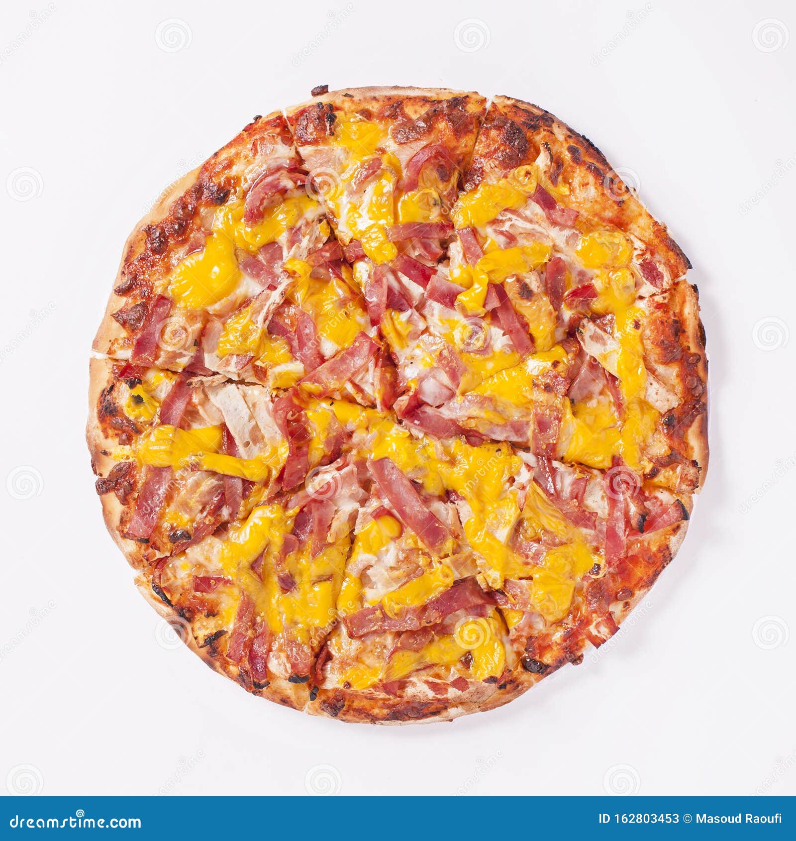 Pizza Delicious and Tasty Top View Stock Image - Image of pepper, onion ...