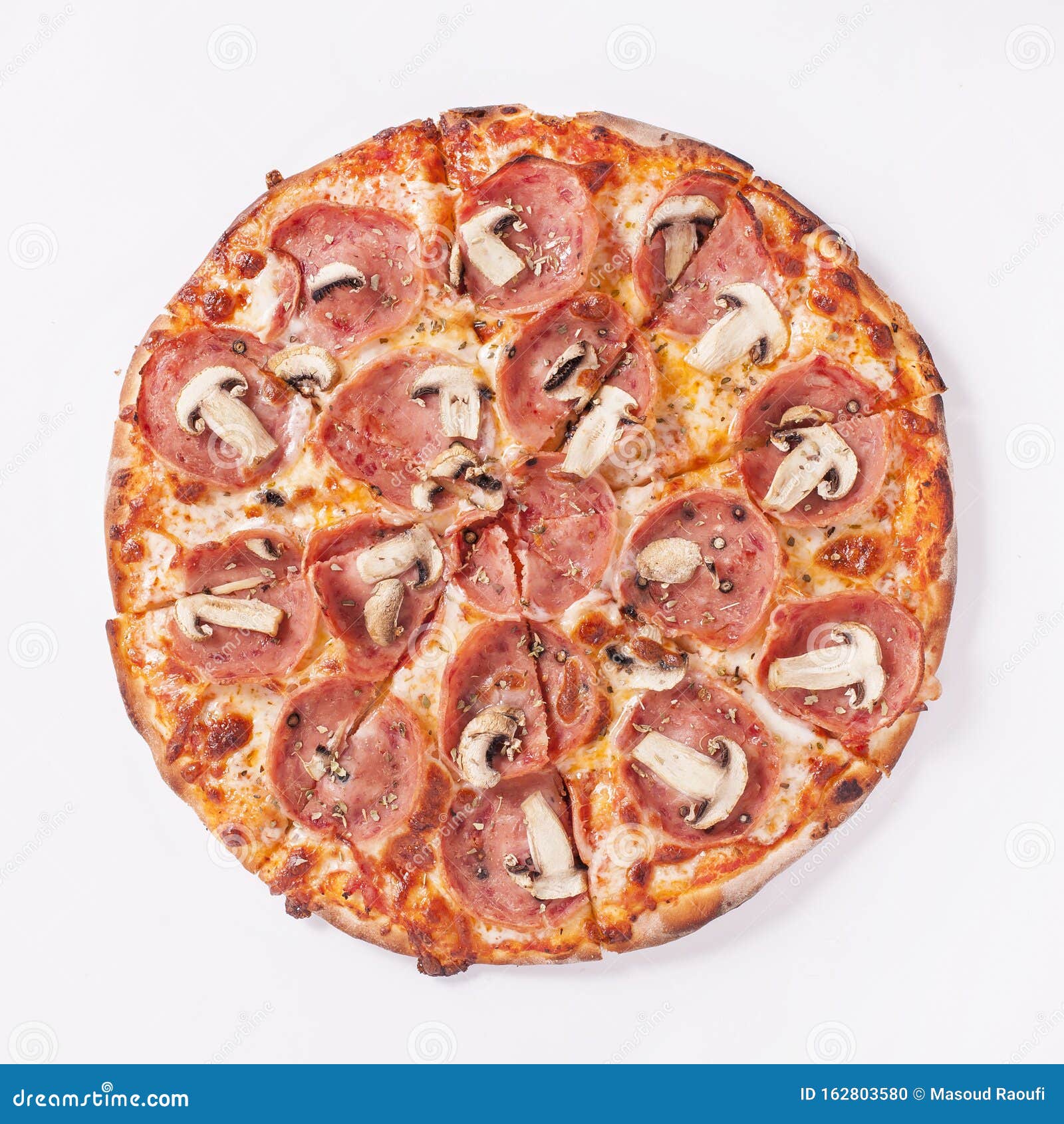 Pizza Delicious and Tasty Top View Stock Photo - Image of fresh, food ...