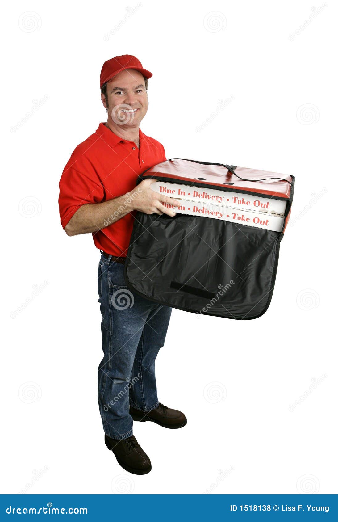 Delivery Man - Full View Stock Image | CartoonDealer.com #213097