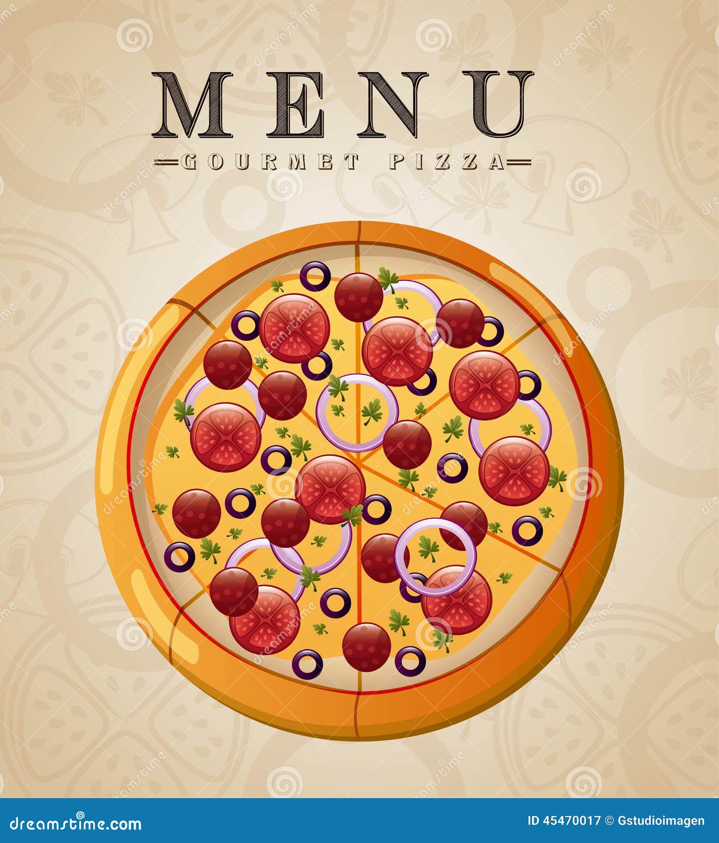 Pizza design stock vector. Illustration of piece, icon - 45470017