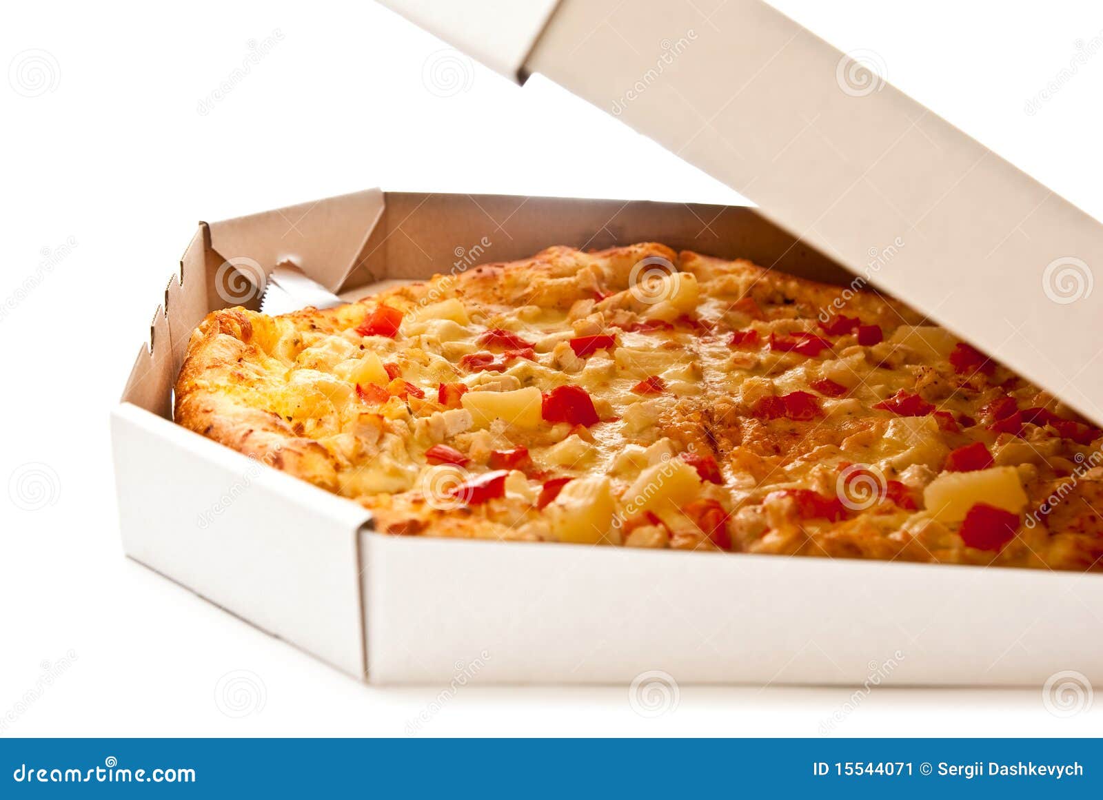 Pizza in doos stock afbeelding. Image of cultuur, doos - 15544071