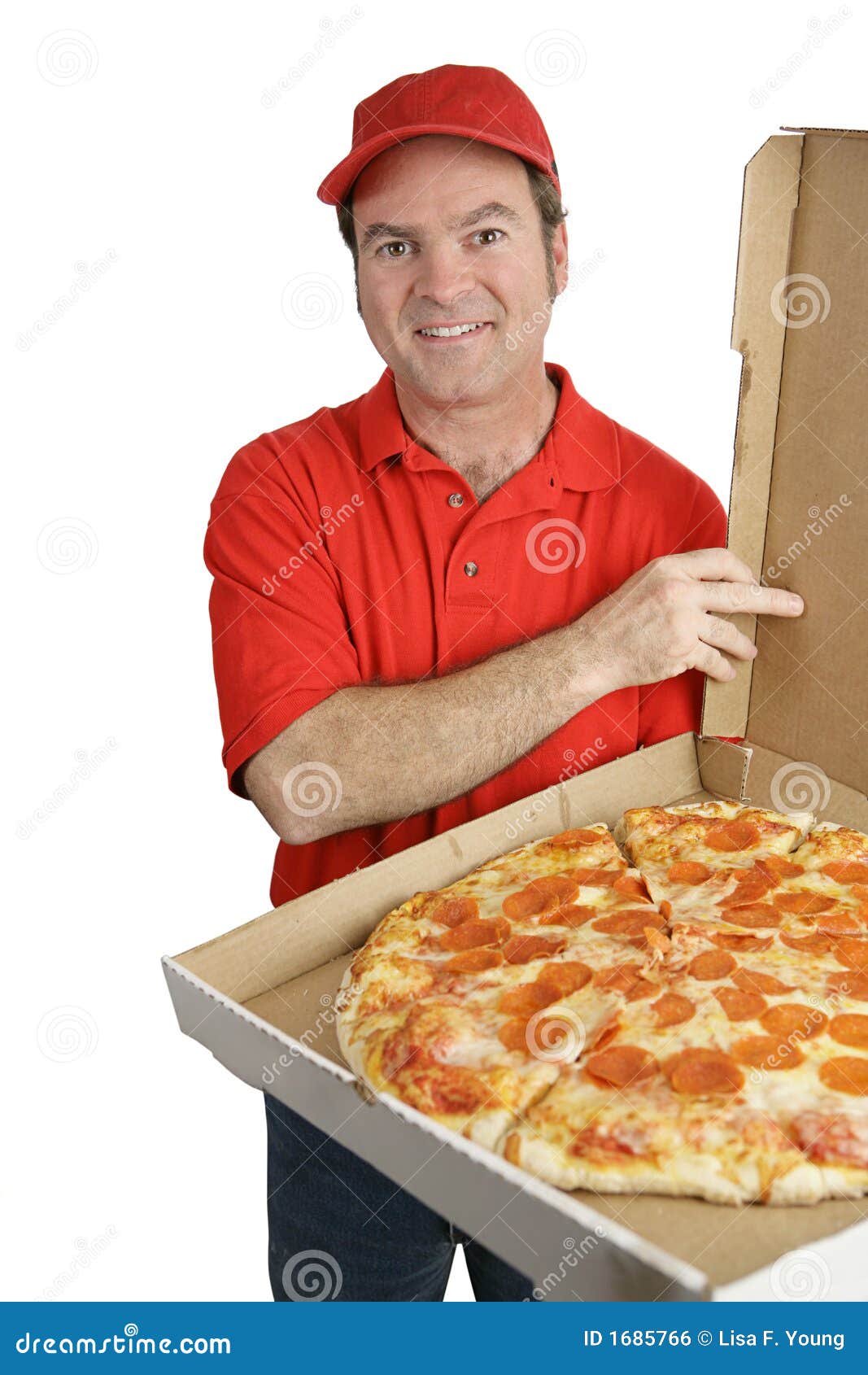 Pizza fresca entregada foto de archivo. Imagen de fondo - 1685766