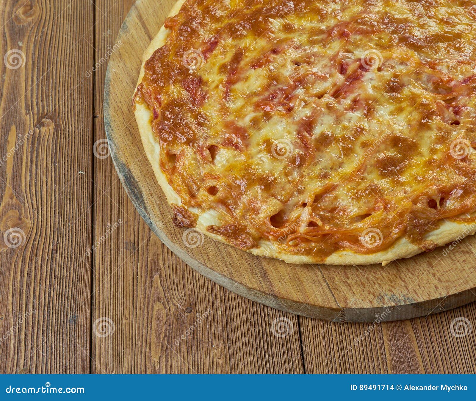 Pizza-ghetti stock photo. Image of meal, spaghetti, bake - 89491714