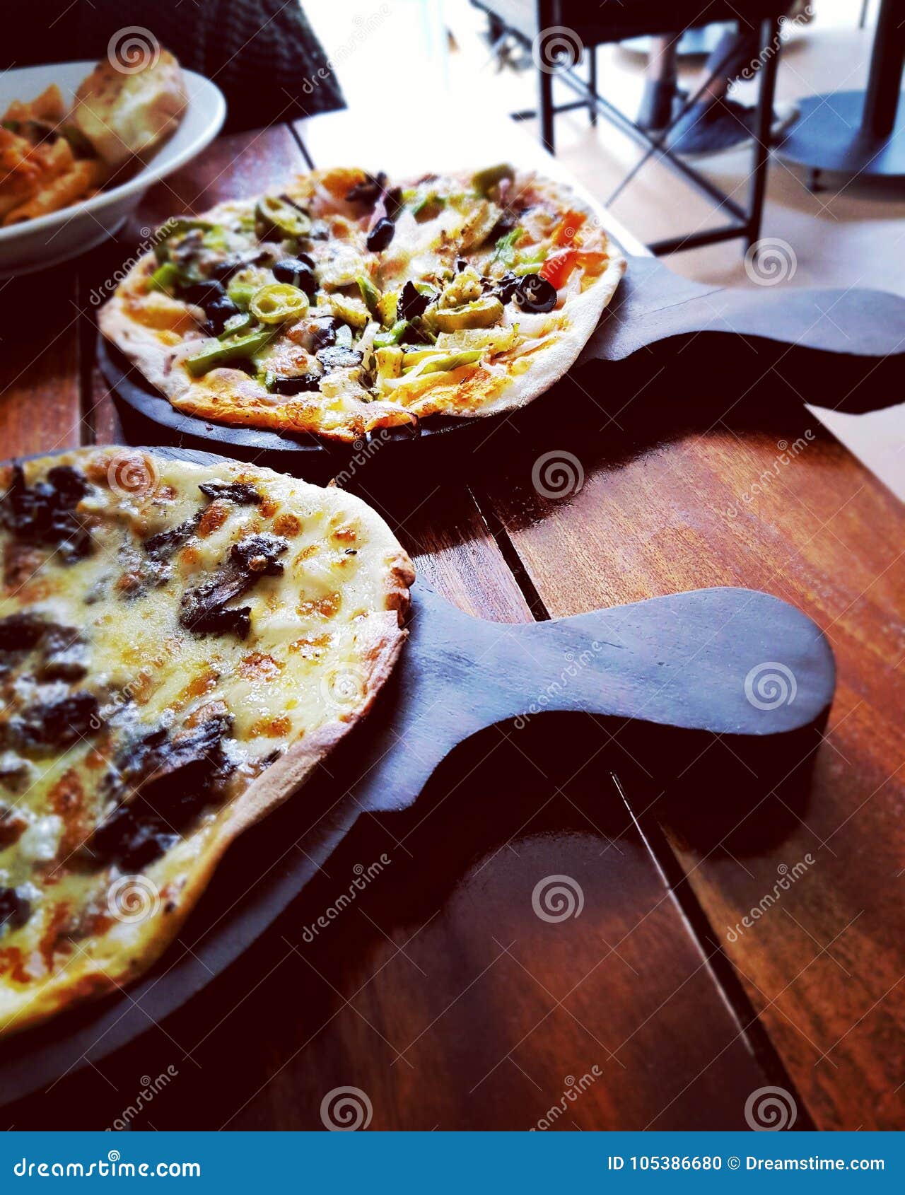 Pizza stock photo. Image of enjoy, pizza, break, meal - 105386680