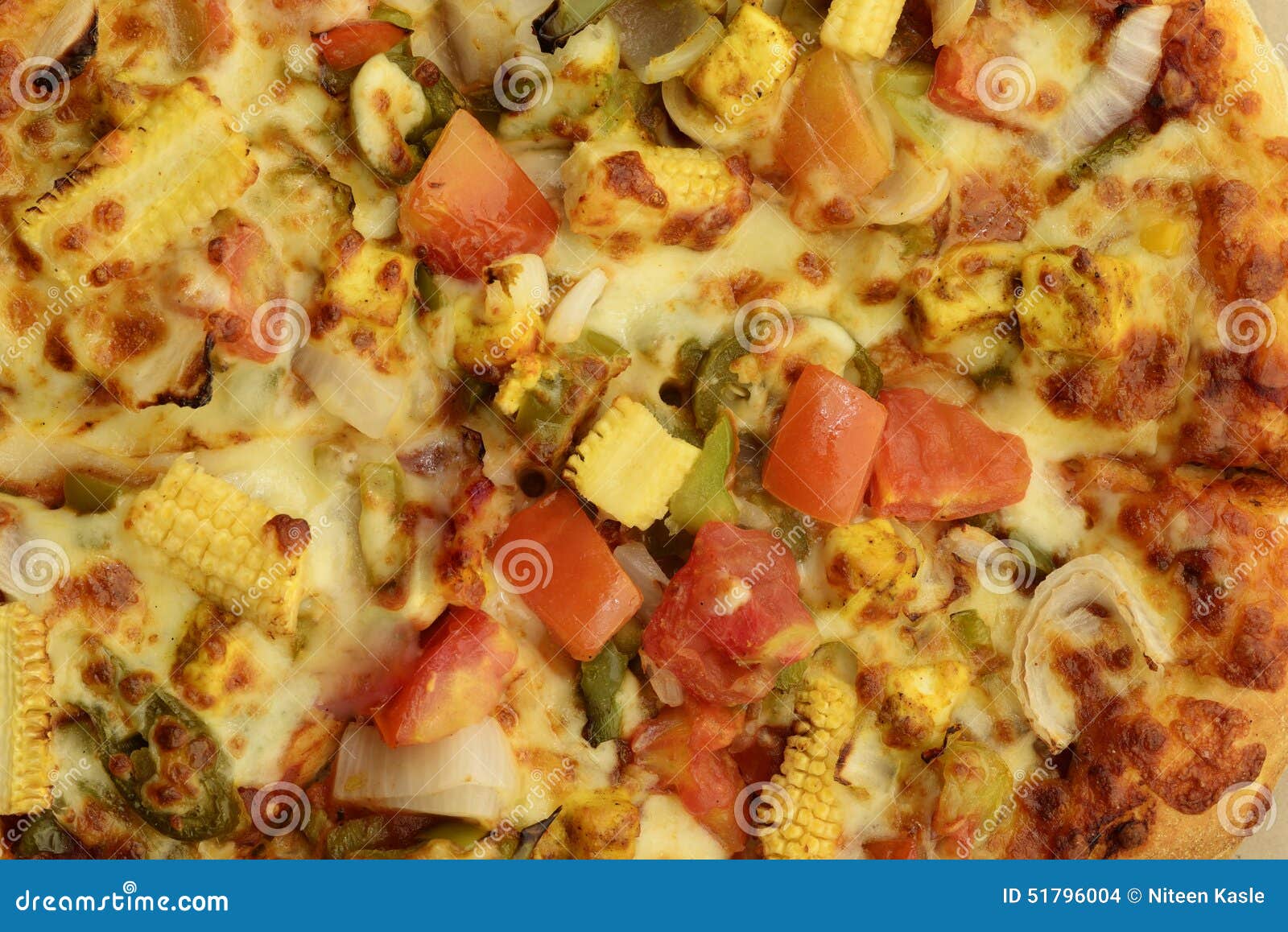 Pizza stock photo. Image of dish, recipe, pizza, vegetables - 51796004