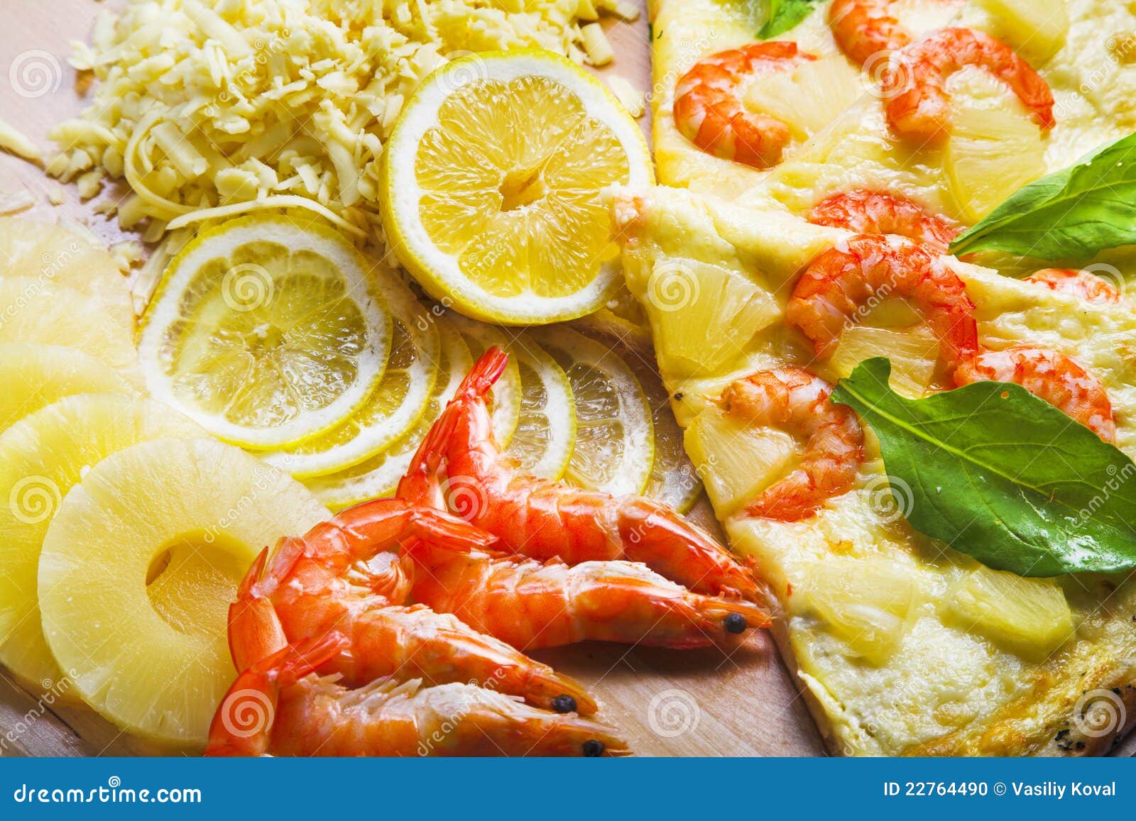 Pizza with ingredient stock photo. Image of healthy, cuisine - 22764490