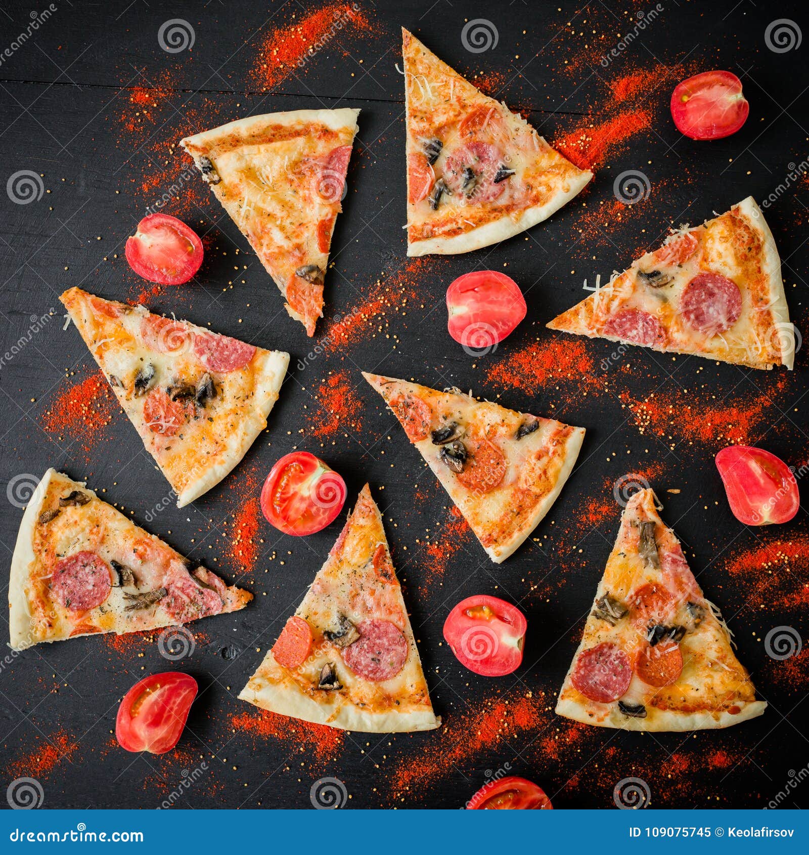 Two Pizza Slices Royalty-Free Stock Photography | CartoonDealer.com ...